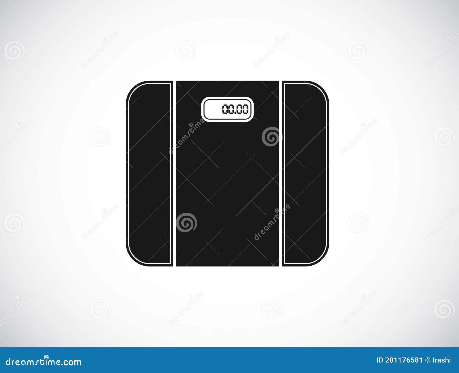 Digital Scale Icon Vector Design Stock Vector - Illustration of ...