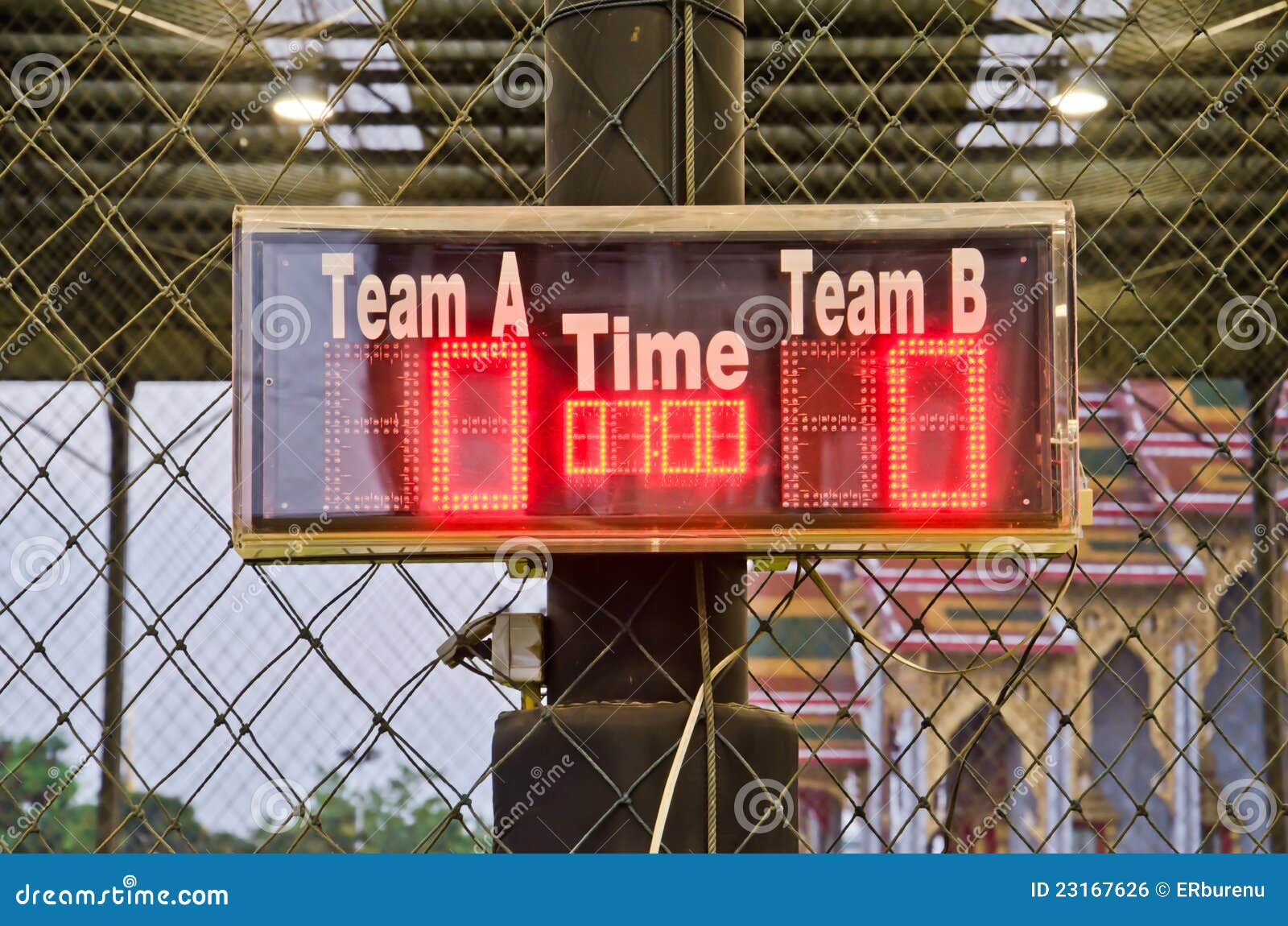 Digital scoreboard stock photo. Image of mini, event - 23167626