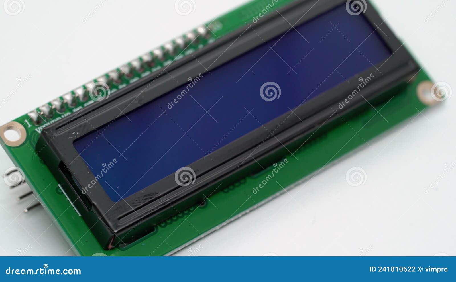 Digital Screen Display Electronic Component. Small Single Board ...