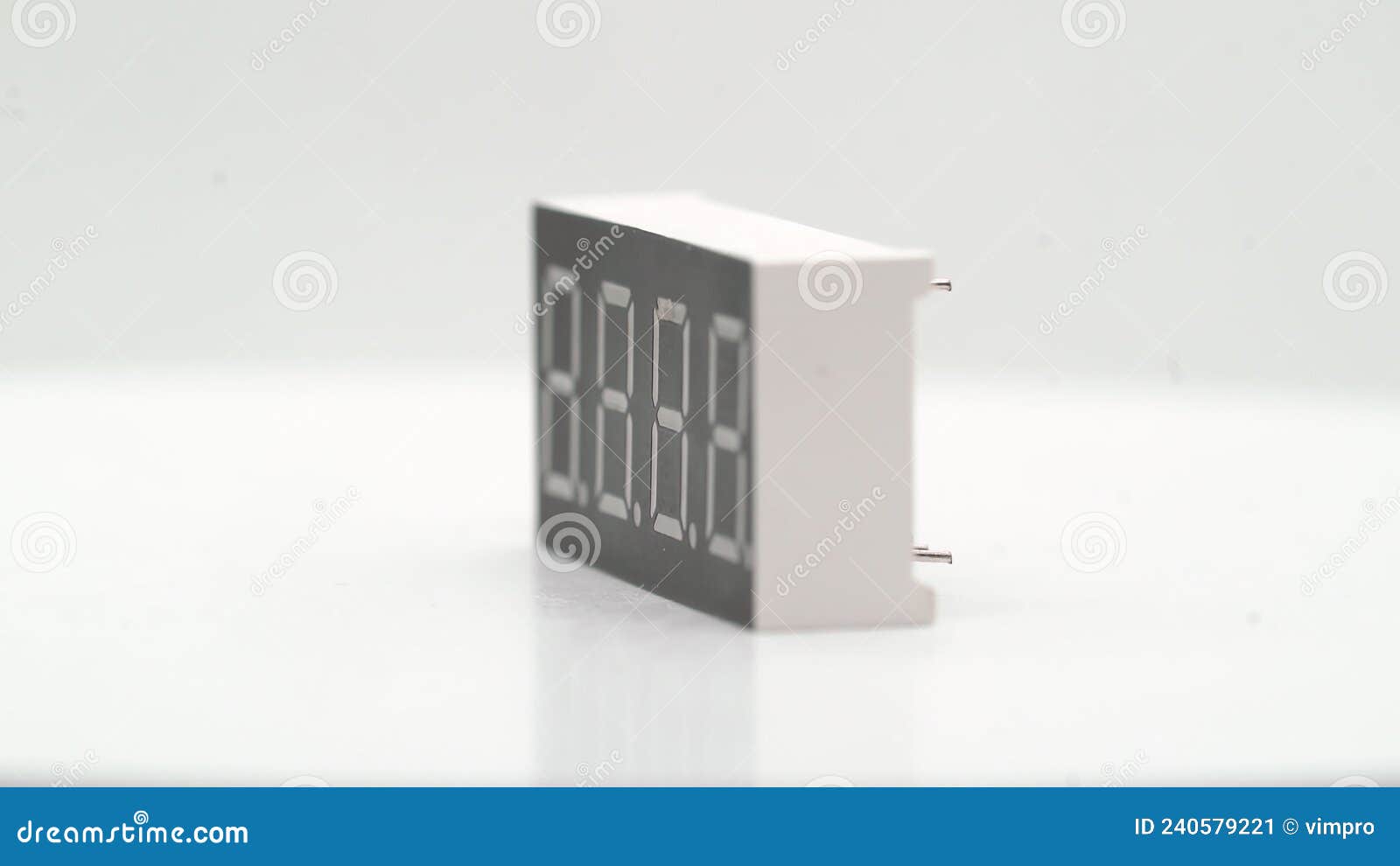 Digital Screen Display Electronic Component. Small Single Board ...