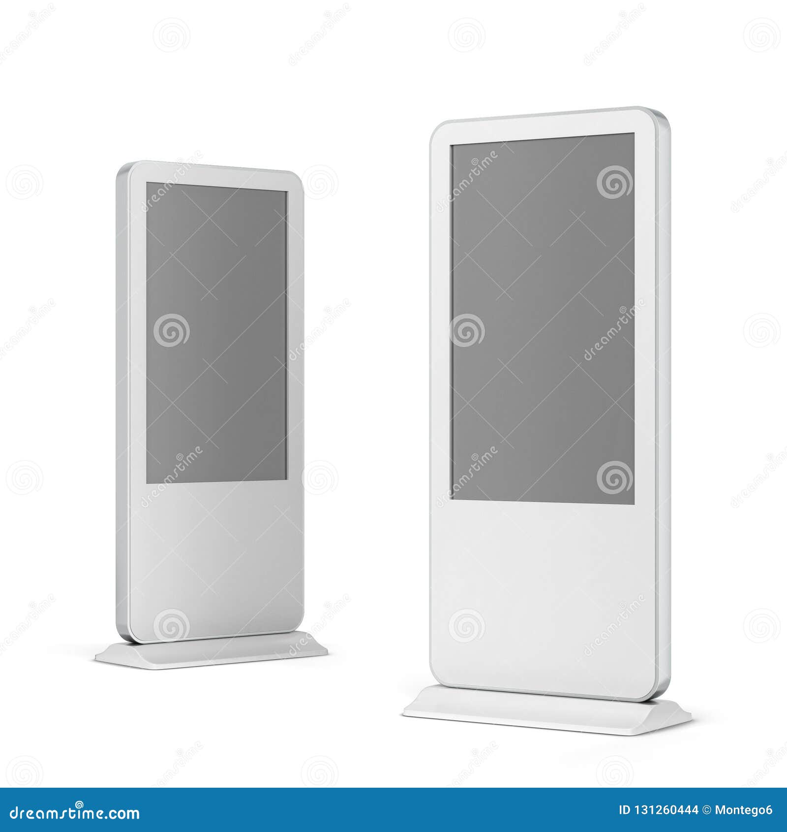 Digital Screen Display Stand Stock Illustration - Illustration of ...