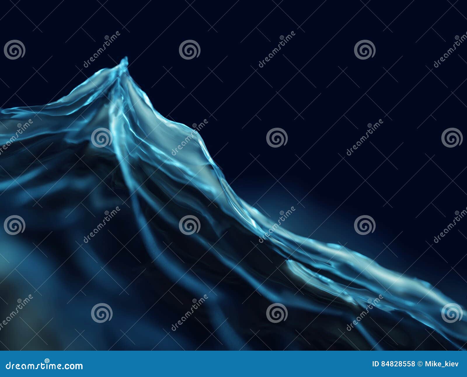 Digital sea wave stock illustration. Illustration of beach - 84828558