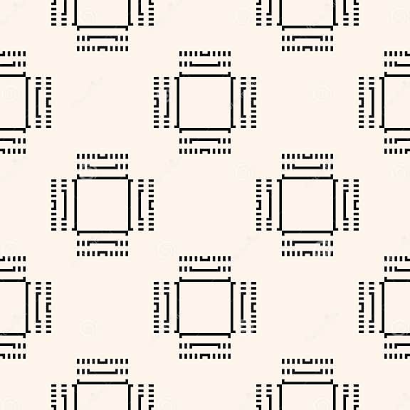 Digital Seamless Pattern. Vector Repeat Background with Schematic ...