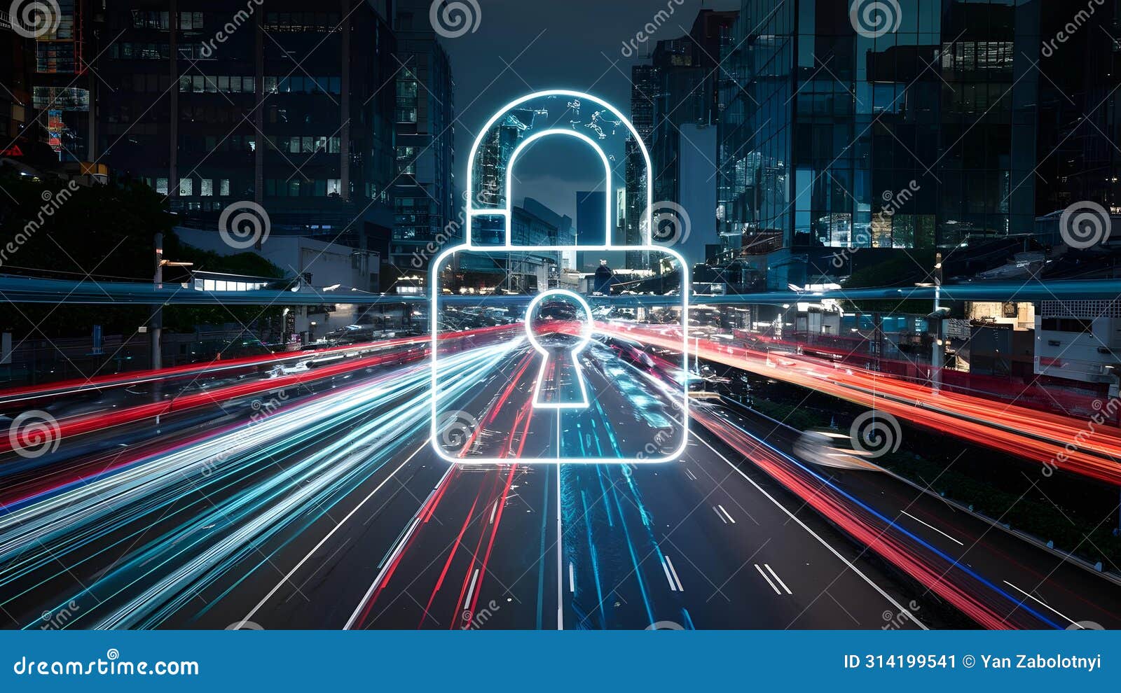 Digital Security Guarding the Urban Flow. Concept Cybersecurity Risks ...