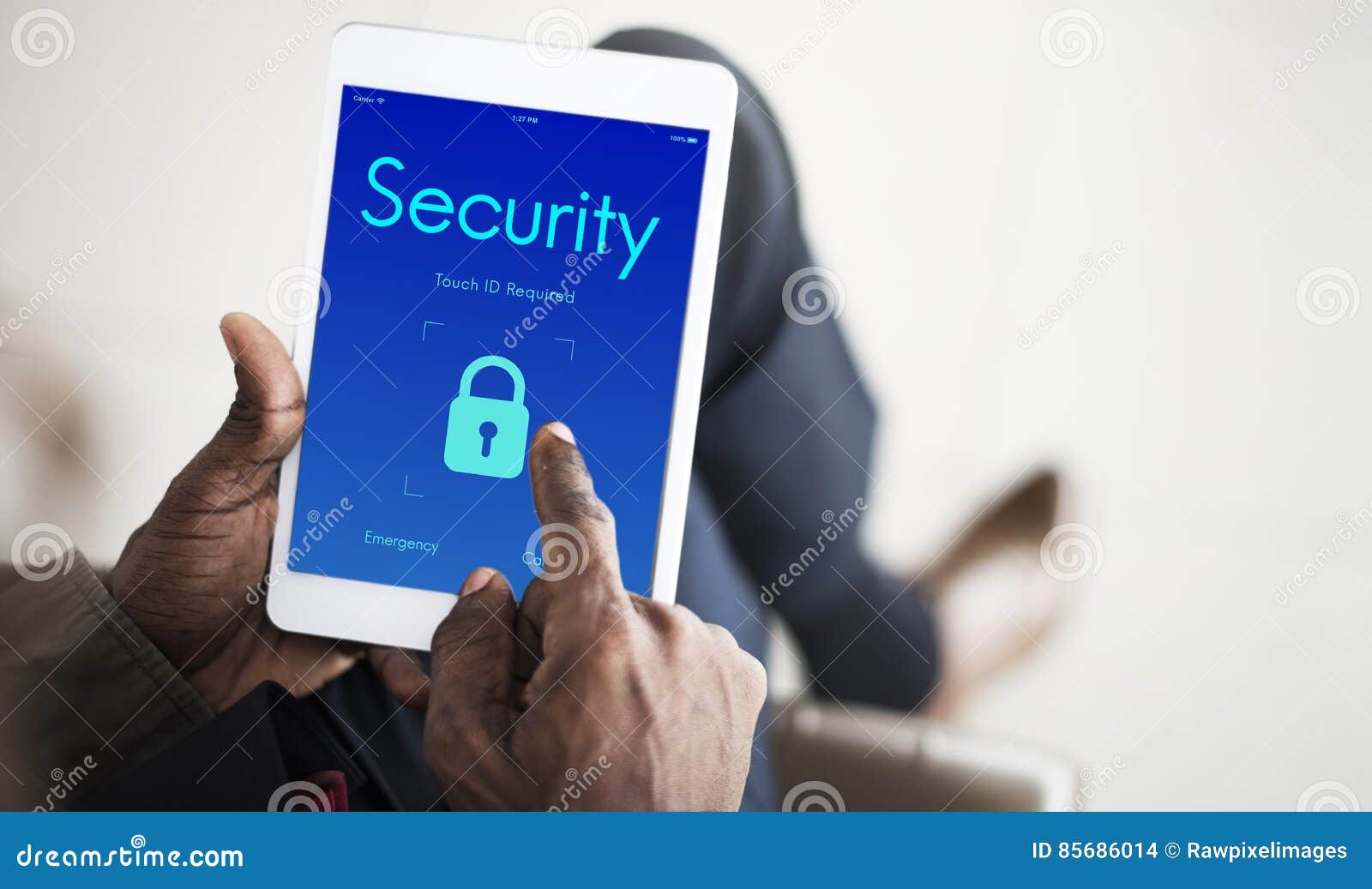 Digital Security Lockscreen Concept Stock Photo - Image of connecting ...