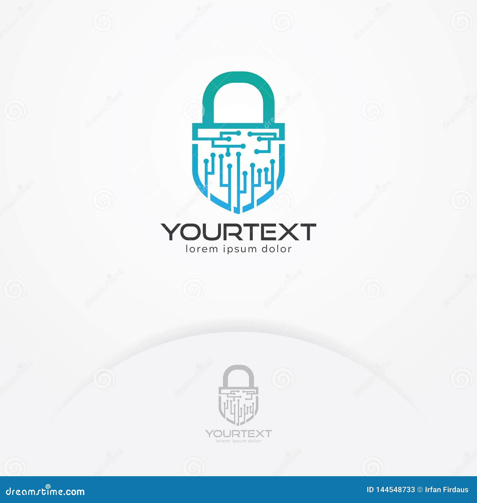 Digital security logo stock vector. Illustration of privacy - 144548733