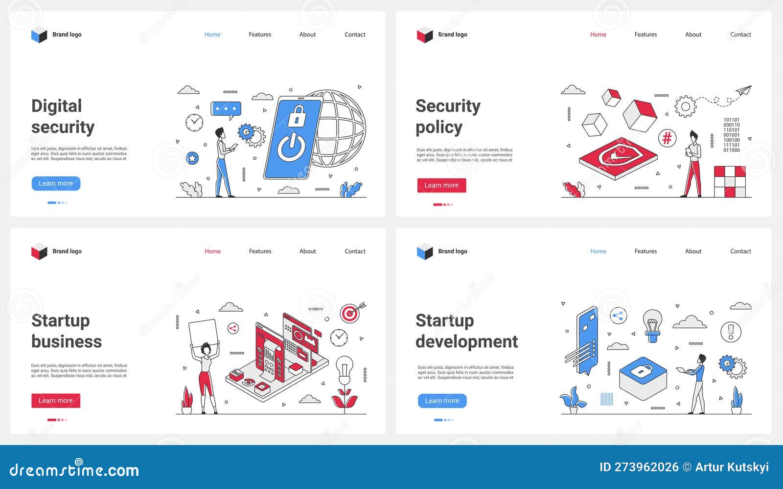 Startup Development Stages Flowchart. Infographics Vector Template ...