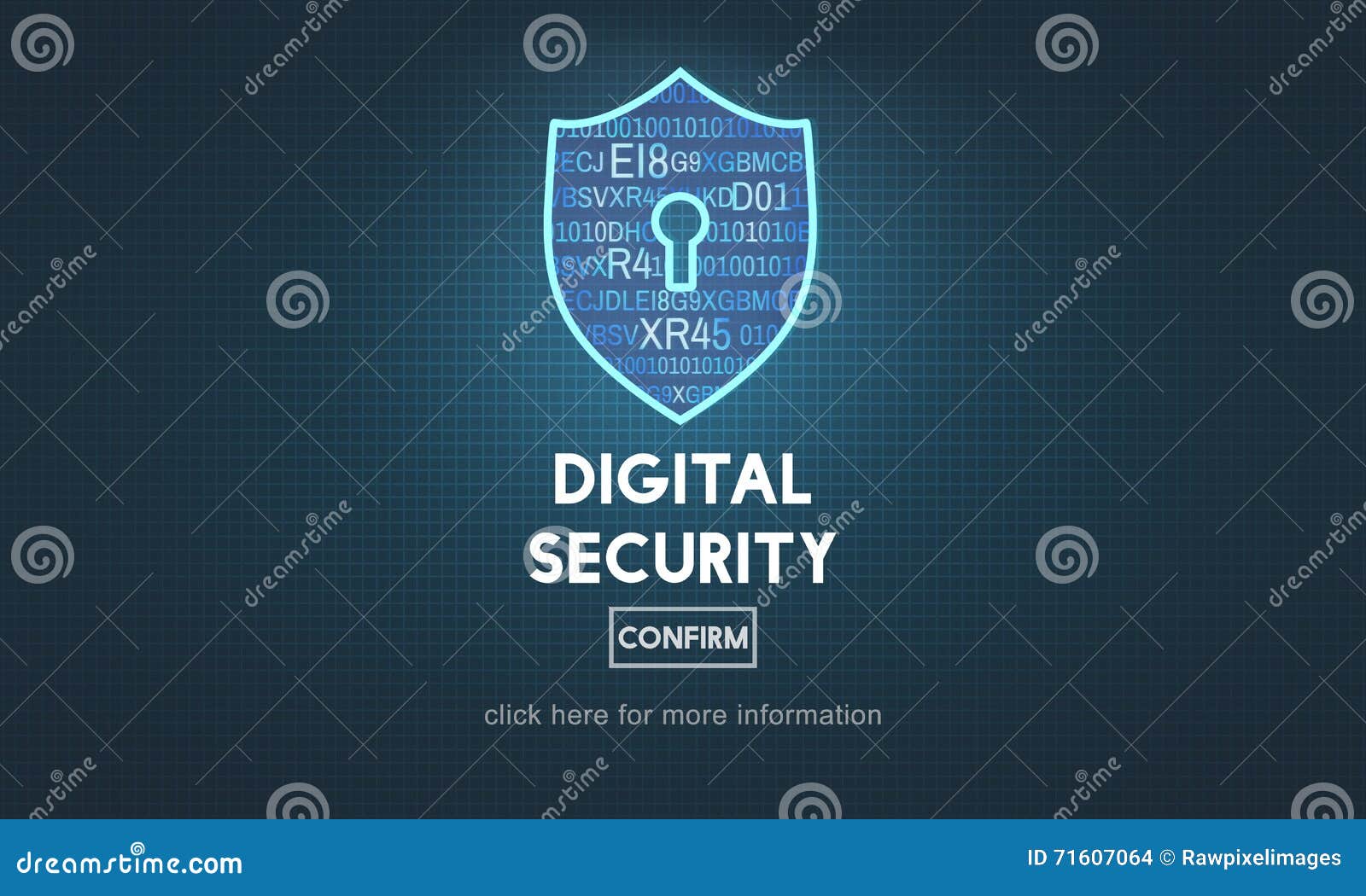 Digital Security Privacy Online Security Protection Concept Stock ...