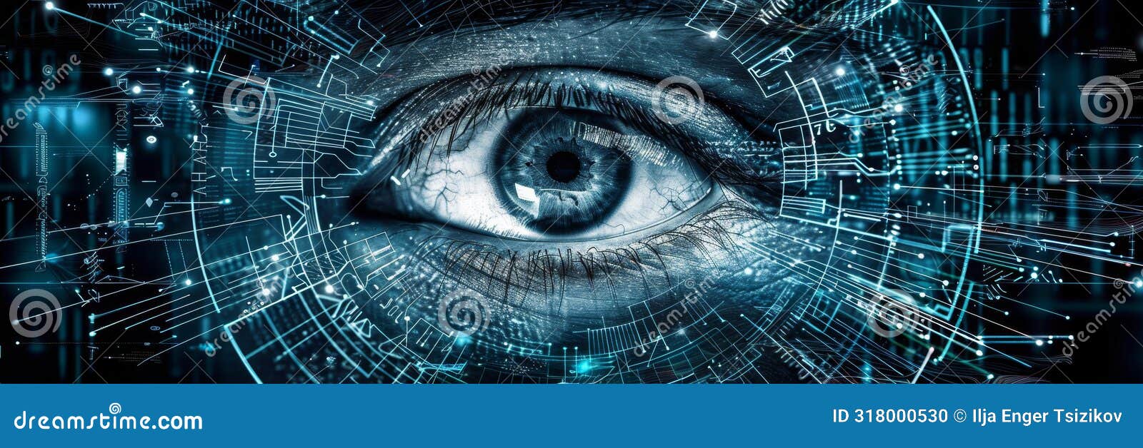 Advanced Future Technology Background Stock Illustration ...