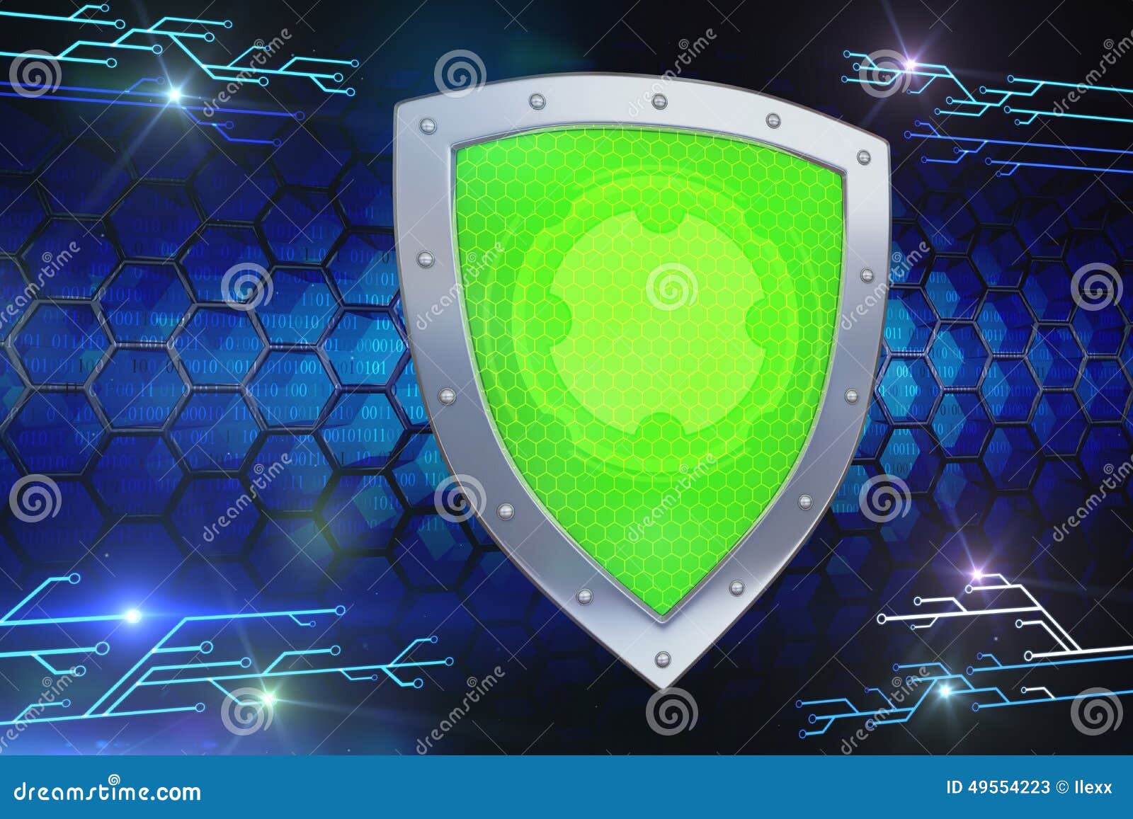 Digital Shield, Cyber Security Logo Vector Design Template ...