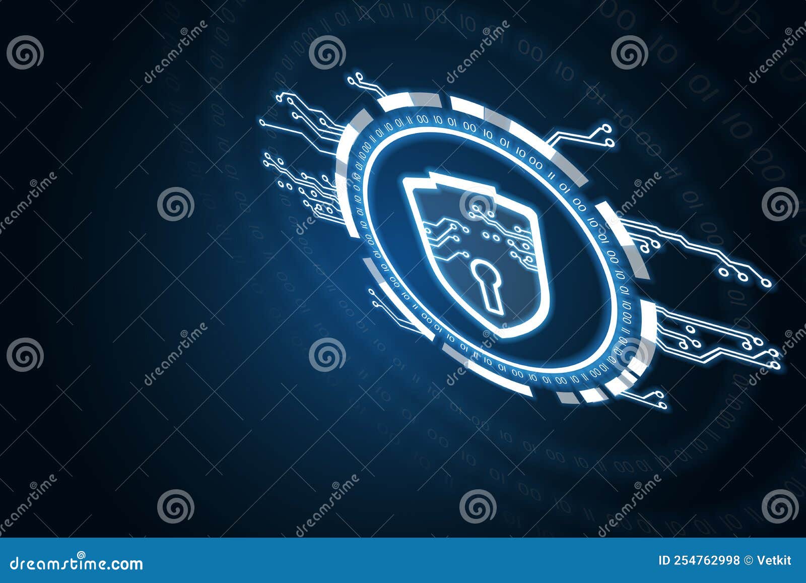 Digital Shield with Lock Hologram on Virtual Screen Stock Illustration ... Digital Shield with Lock Hologram on Virtual Screen Stock Illustration ...