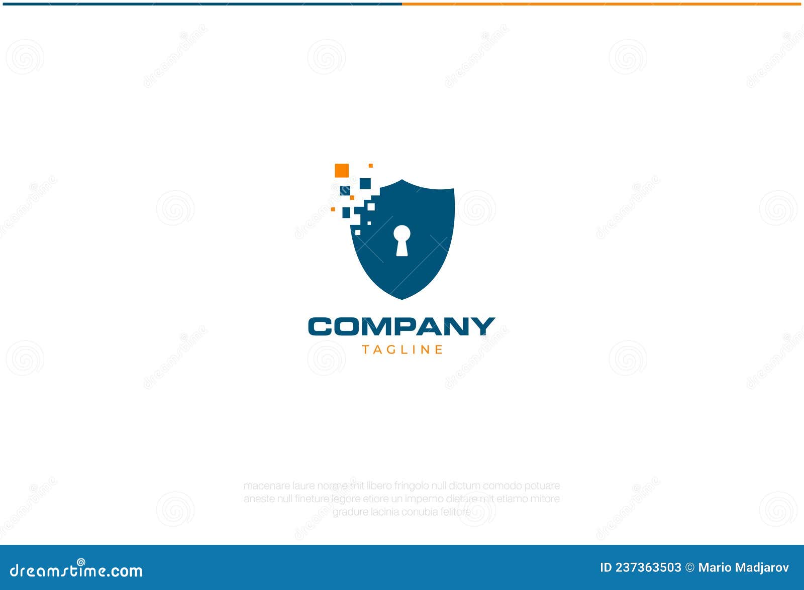 Digital Shield Logo Design. Vector Logo Template. an Identity and ...