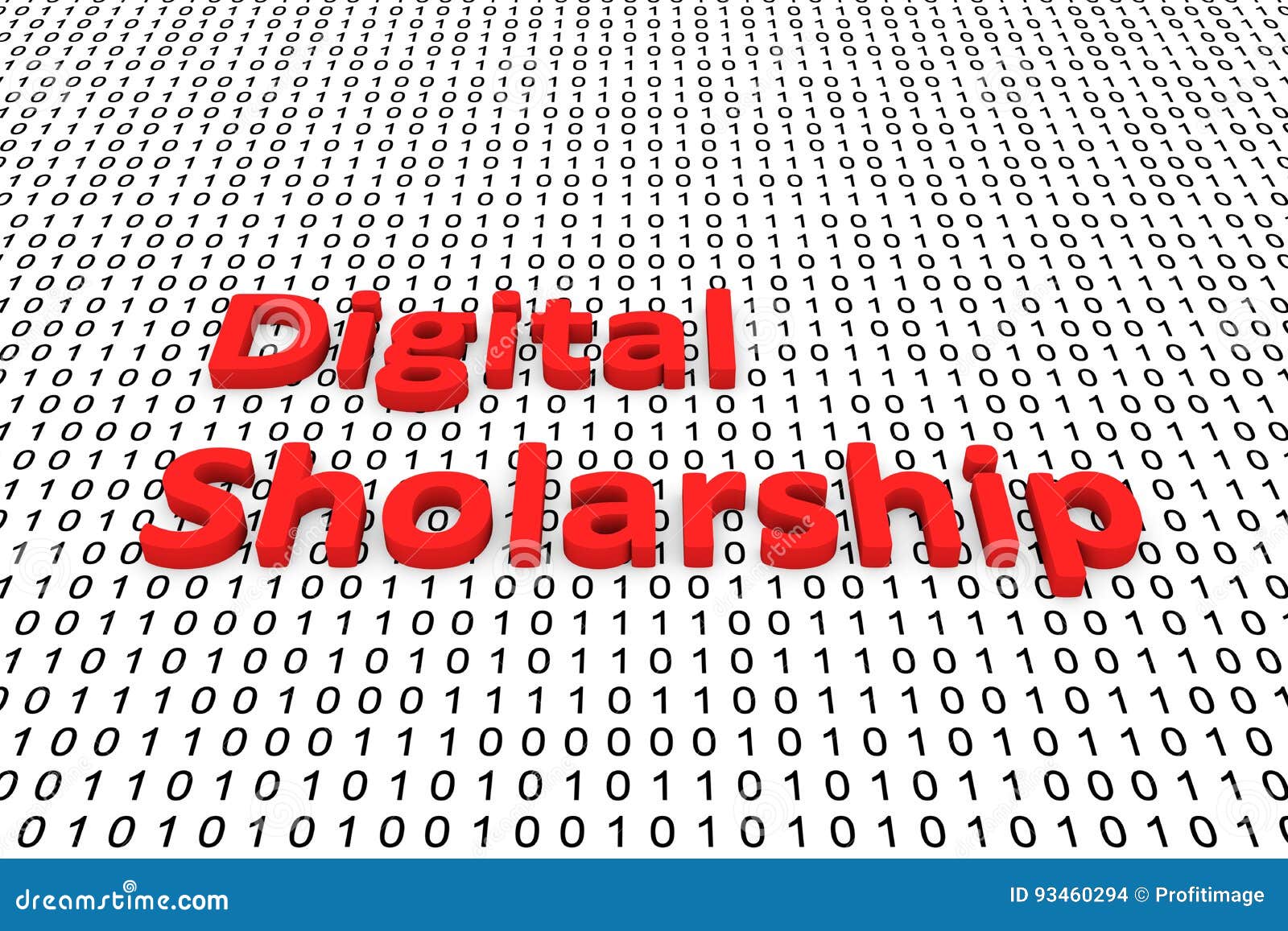 Digital sholarship stock illustration. Illustration of scholarship ...