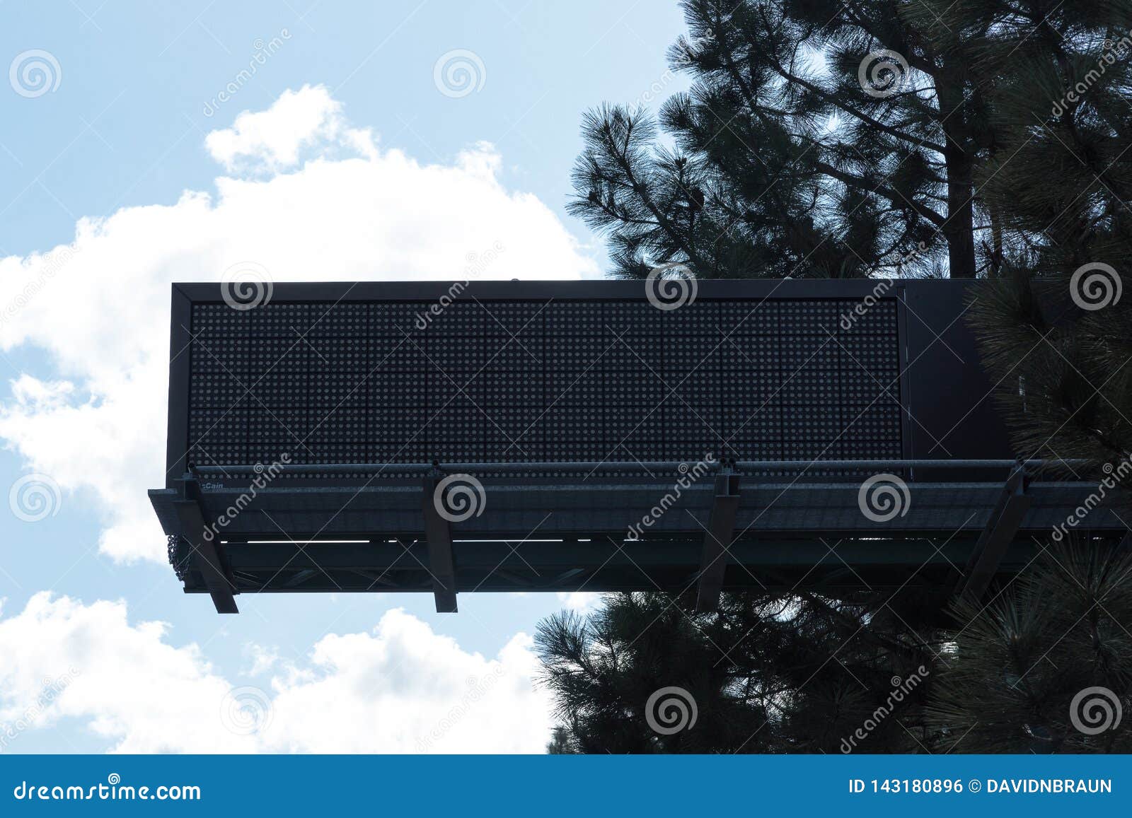 Blank Digital Sign -- No Text Stock Photo - Image of blank, empty ...