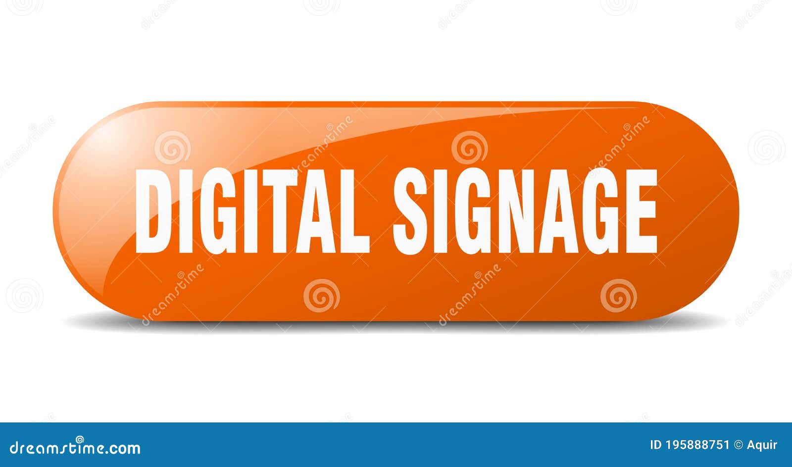 Digital Signage Button. Digital Signage Sign. Key. Push Button Stock ...