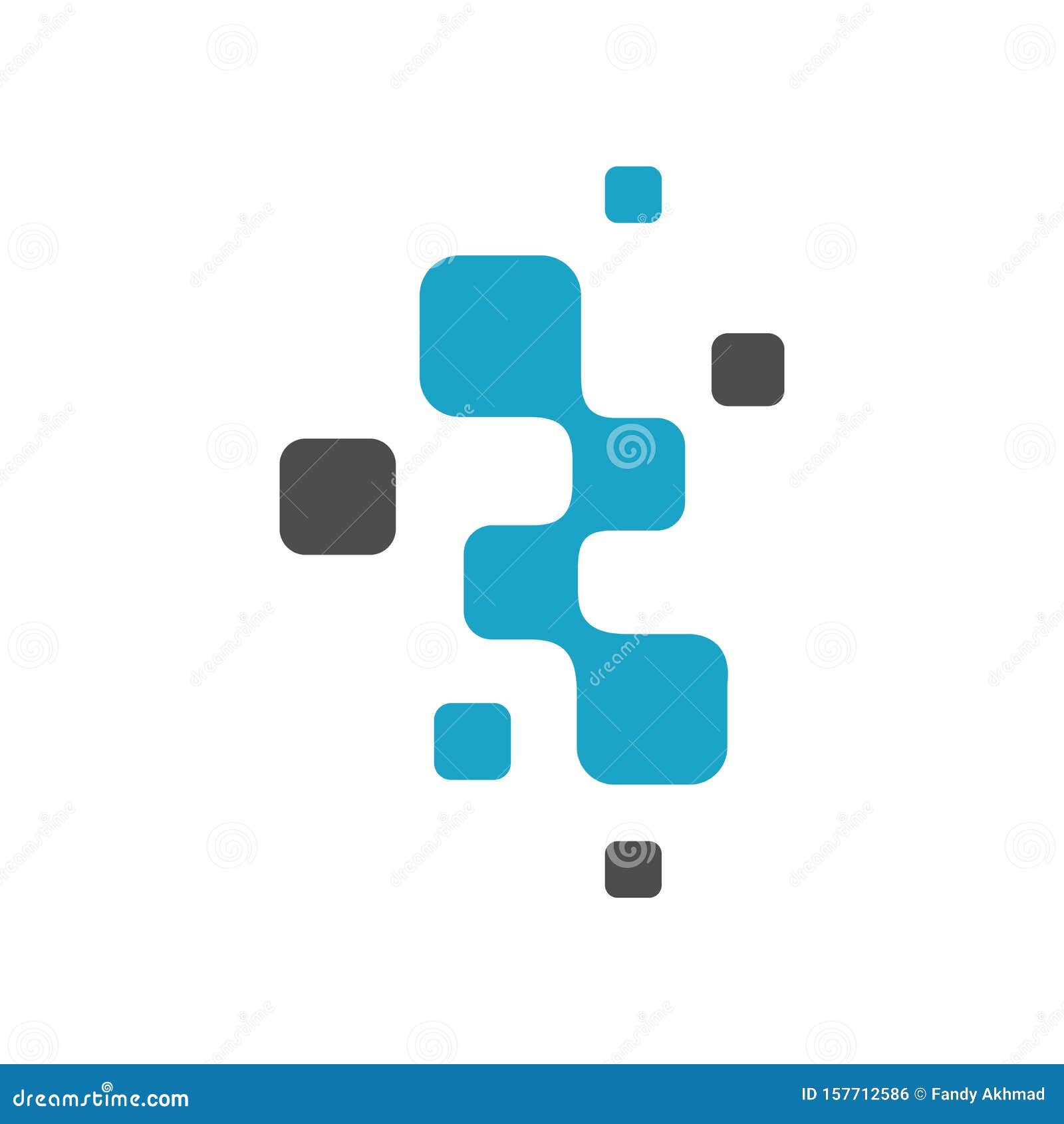 Digital Signage Pixel Icon Tech Element Vector Logo Icon Illustrator ...