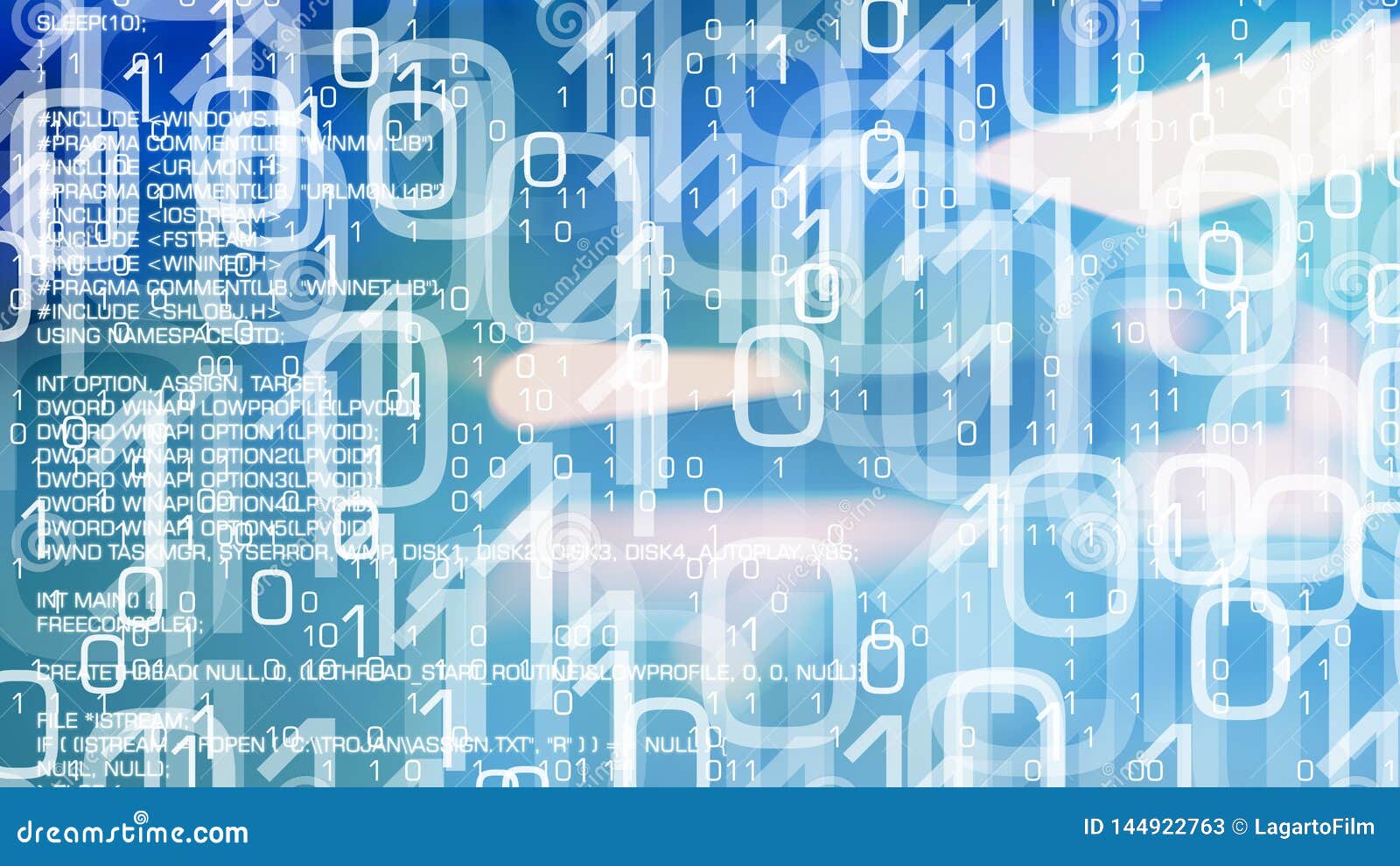 Future Digital Warfare, Computer Bots and Virus War Stock Illustration ...