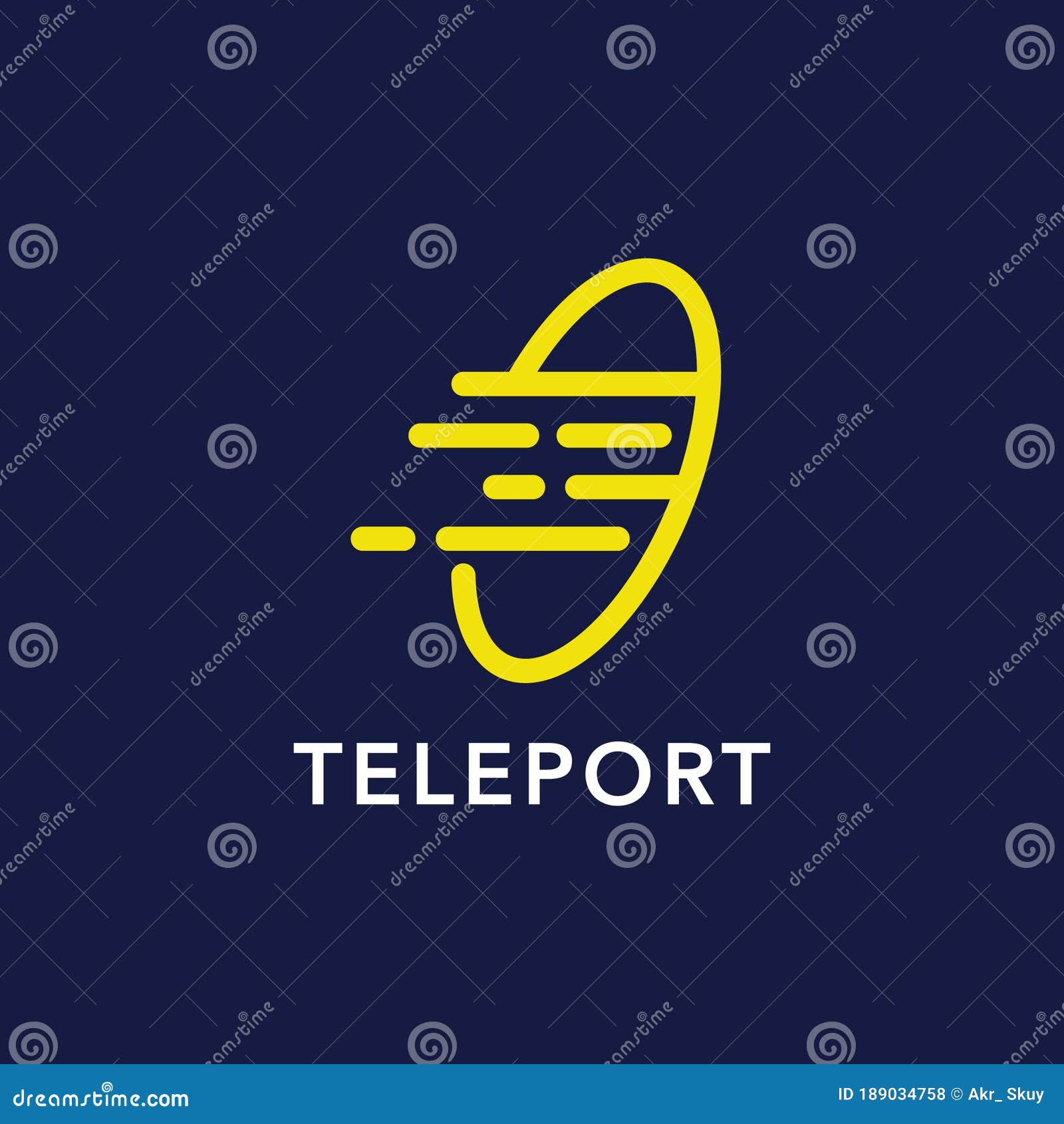 Digital Simple Logo Design Template Stock Illustration - Illustration ...