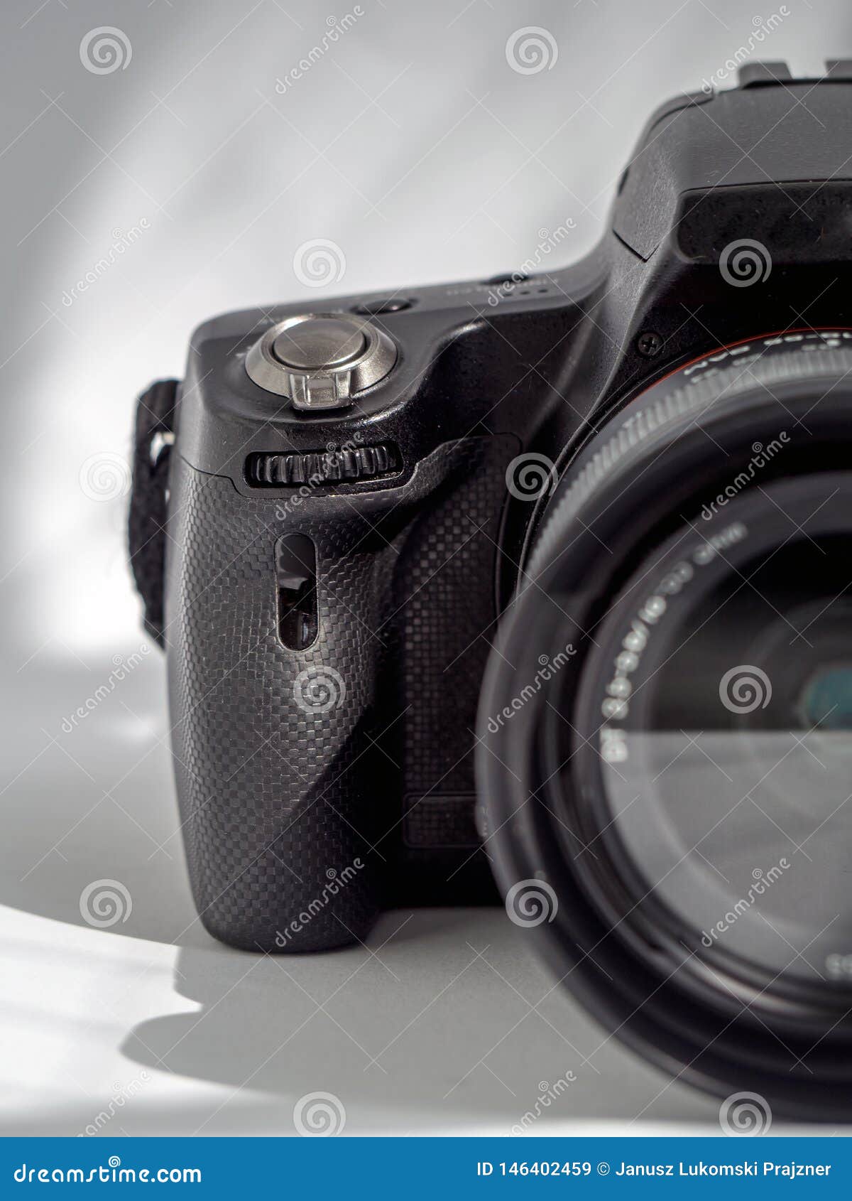 Camera on a White Background Stock Image - Image of zoom, instrument ...