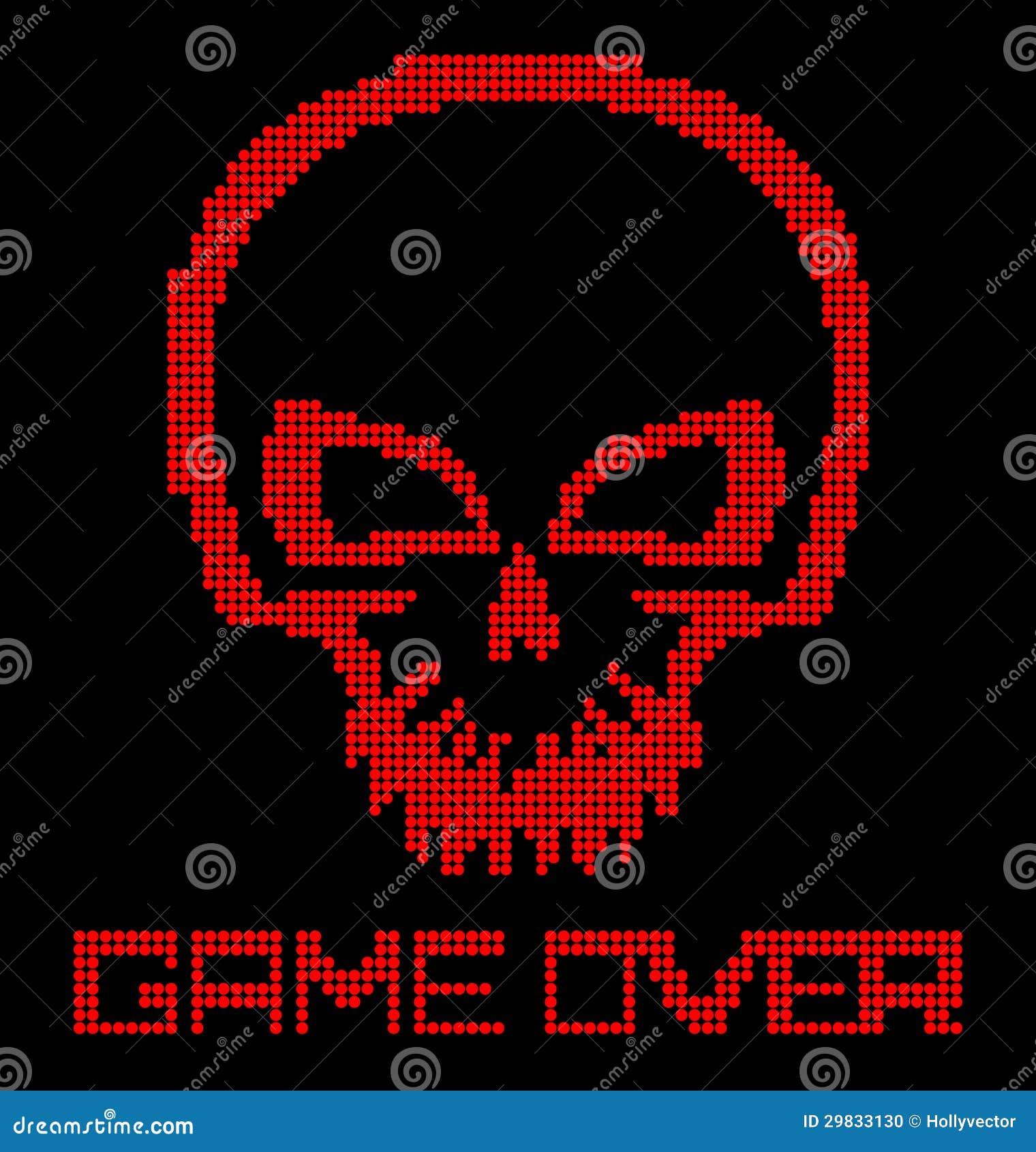 Digital skull virus stock vector. Illustration of danger - 29833130