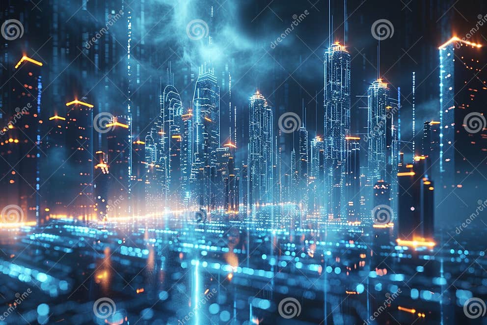 Digital Skyline with Holographic Matrix and Binary Particles Network ...