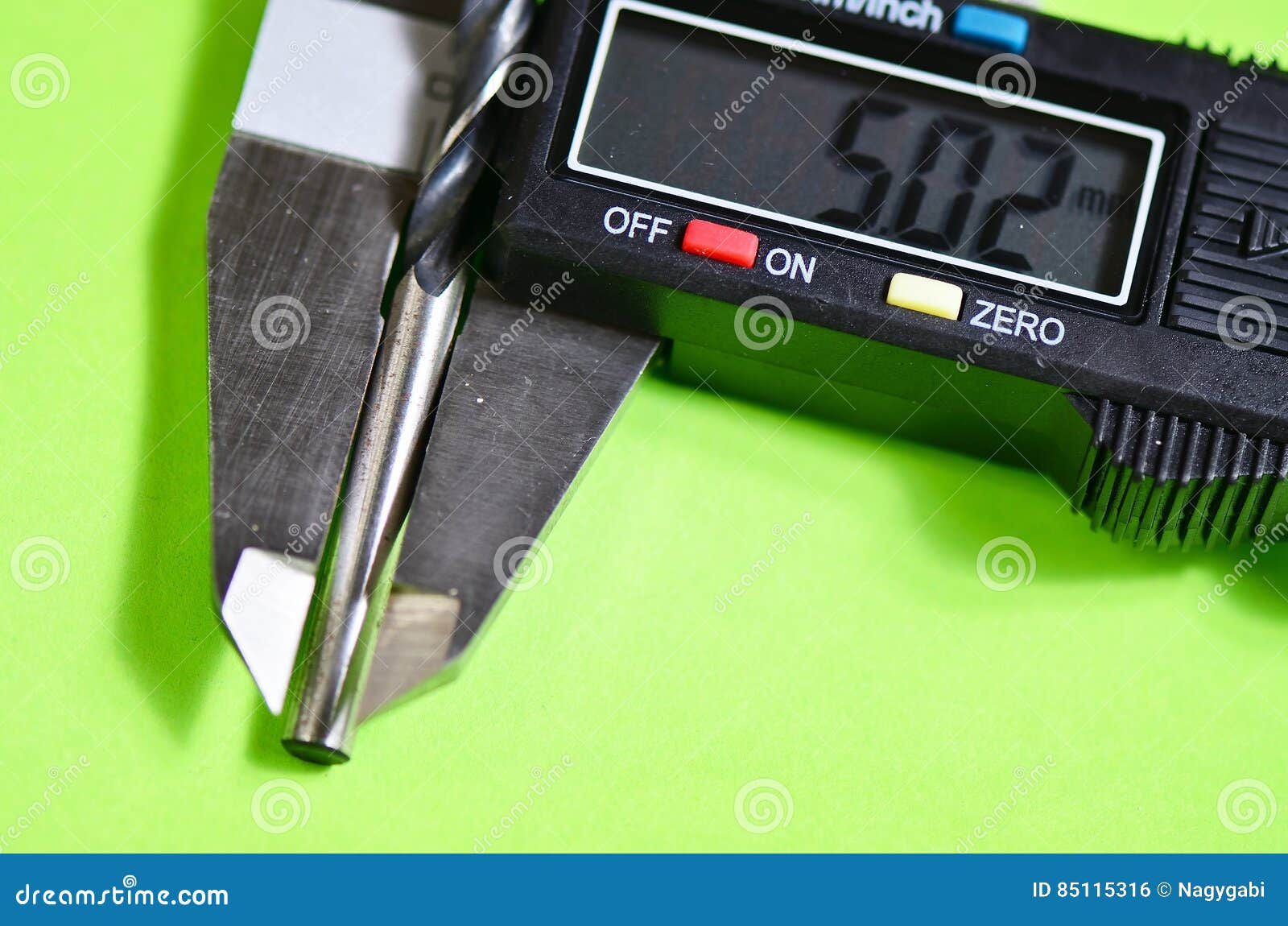 Digital sliding caliper stock photo. Image of digital - 85115316