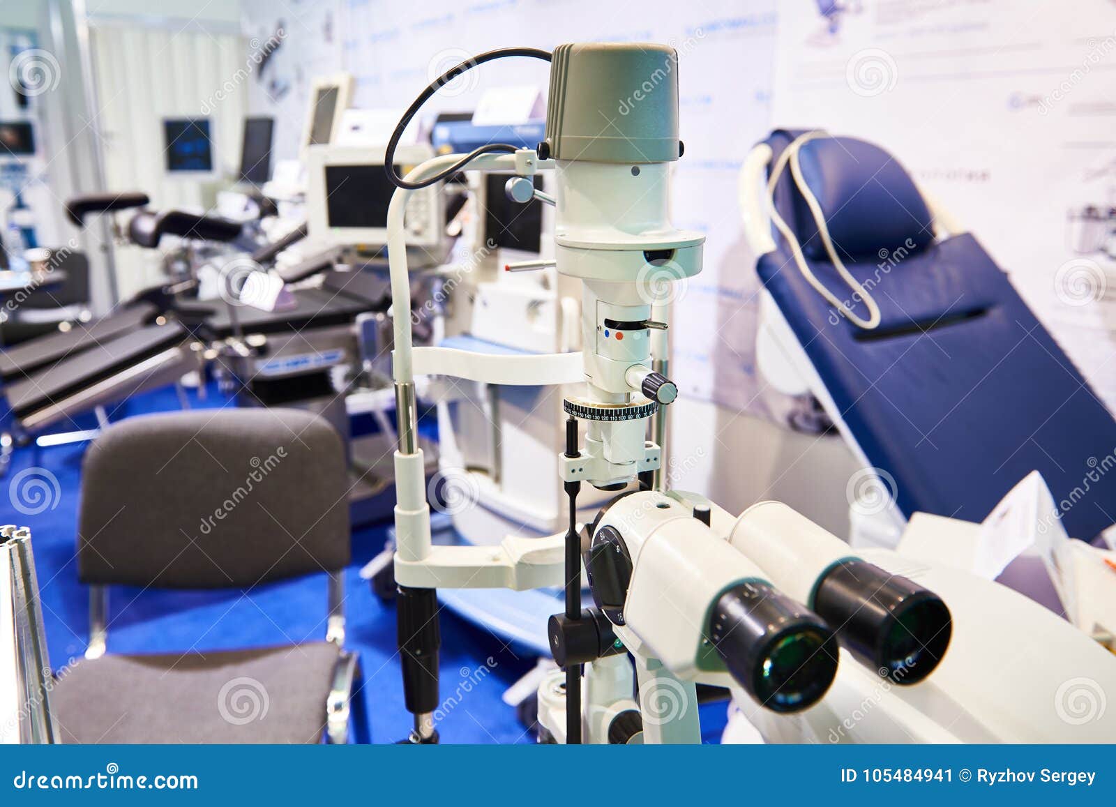 Digital Slit Lamp Microscope Stock Image - Image of optometrist ...