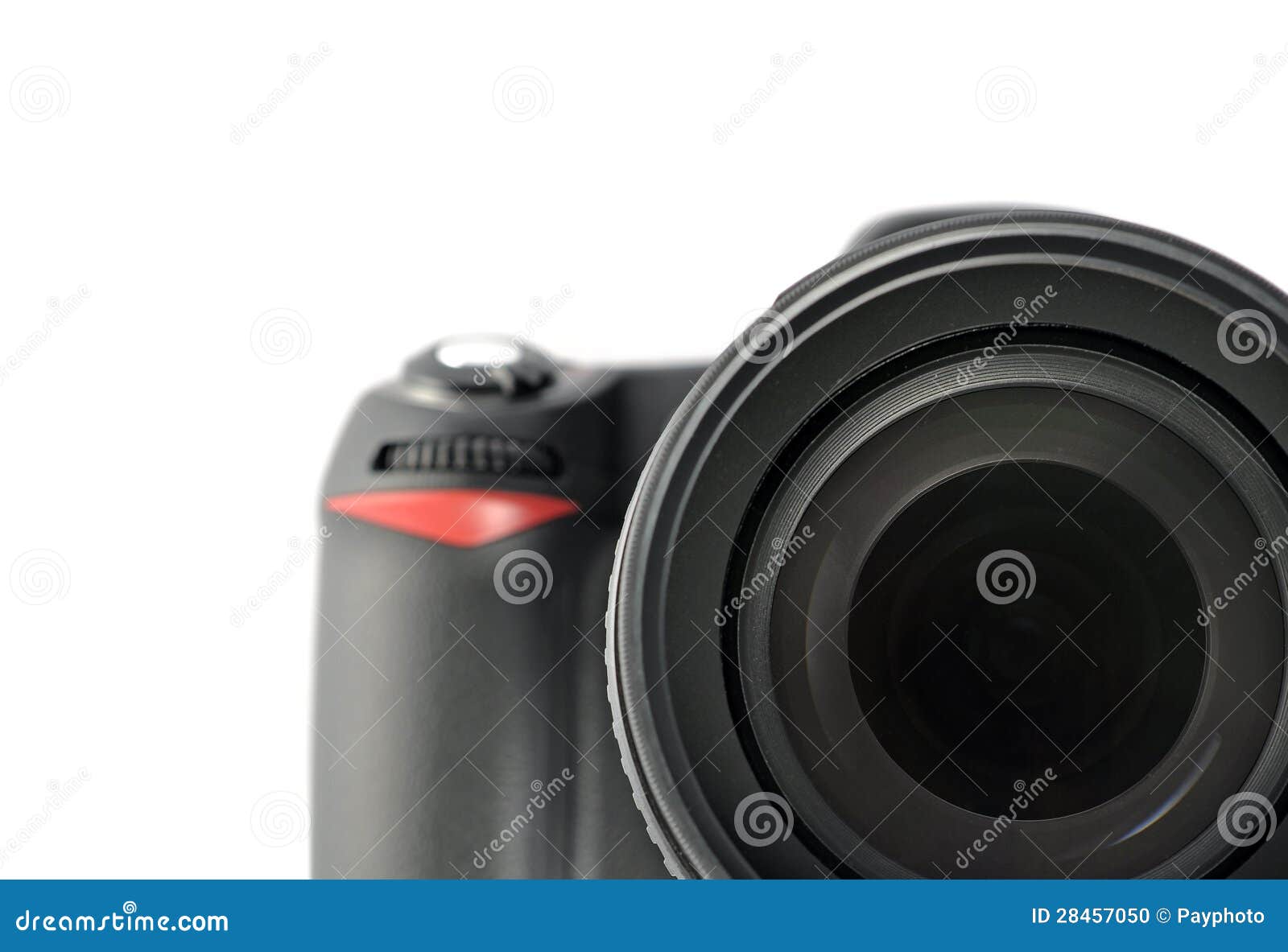 Digital SLR Camera Isolated Stock Photo - Image of plastic, close: 28457050