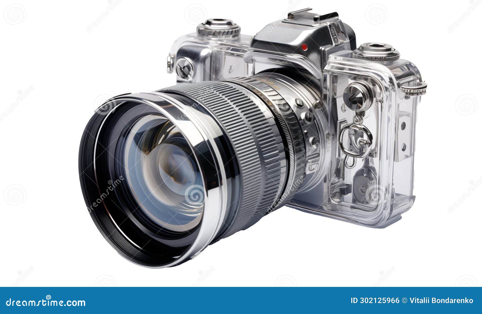 Digital SLR Camera Isolated on Transparent Background. Stock Photo ...