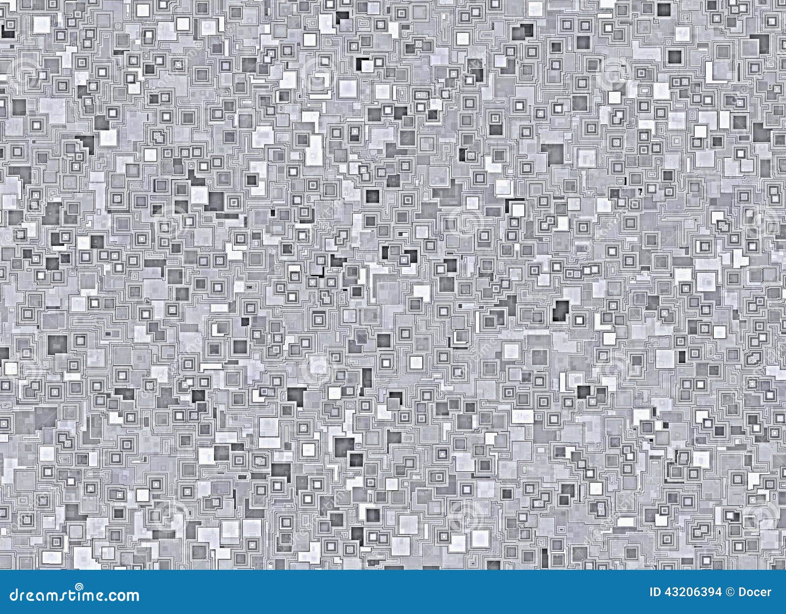 Digital Smooth Futuristic Abstract Texture of Many Square Shapes Stock ...