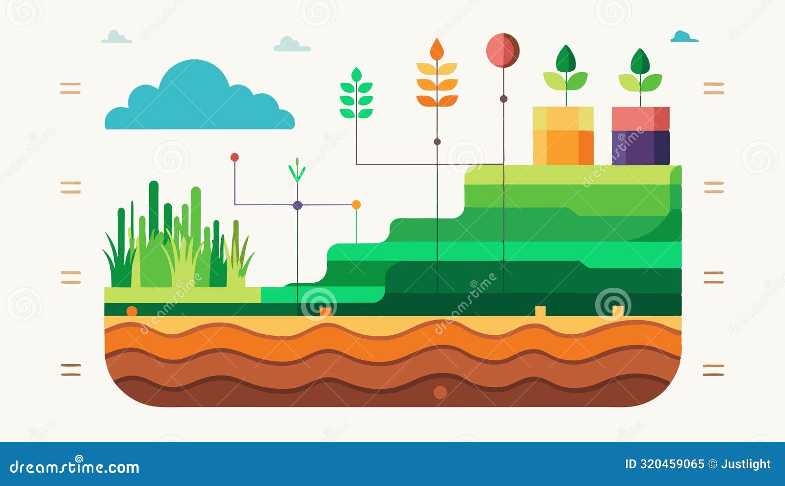 Digital Map Layers Unfold On Earthly Landscape Background Stock ...