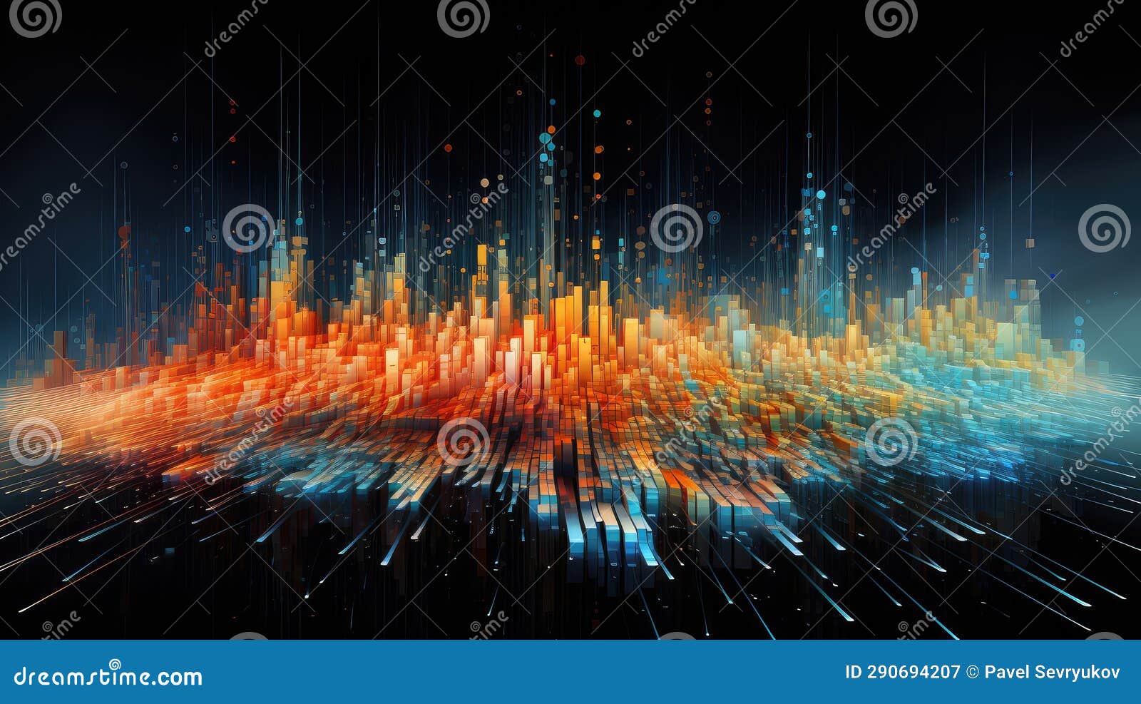 Digital Sorting Algorithm Data Stock Illustration - Illustration of sorting, futuristic: 290694207