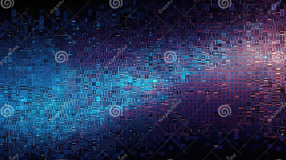 Digital Sorting Algorithm Patterns Stock Illustration - Illustration of ...