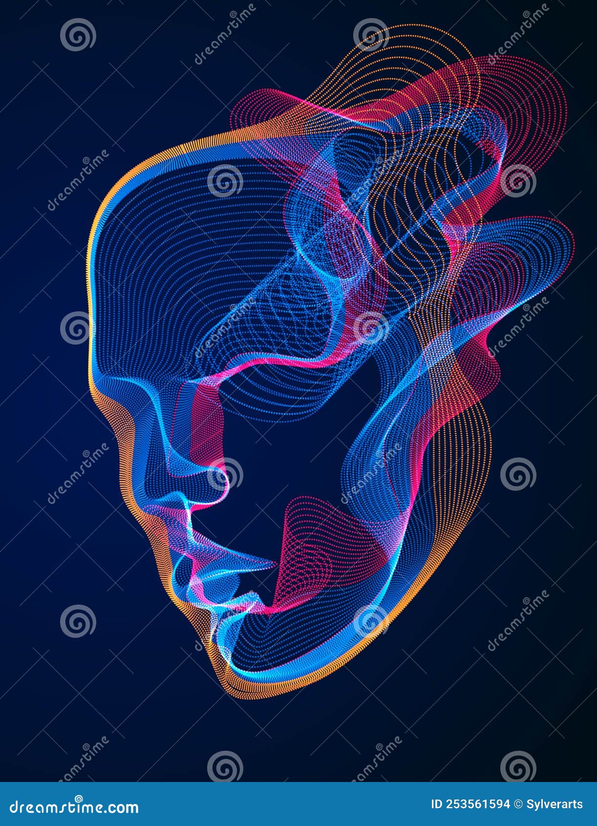 Digital Soul of Machine, Artificial Intelligence Software Visualization ...