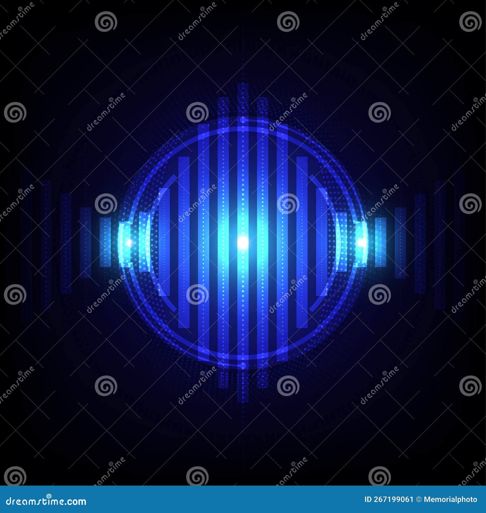 Digital Sound Wave Background, Abstract Networking Technology Stock ...