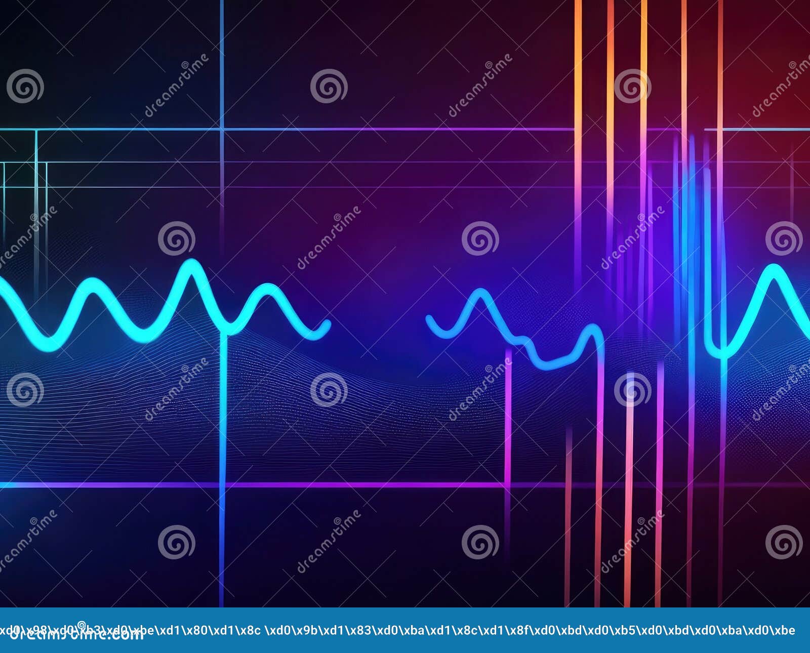 Digital Sound Wave Background,Light Technology Background,Abstract ...