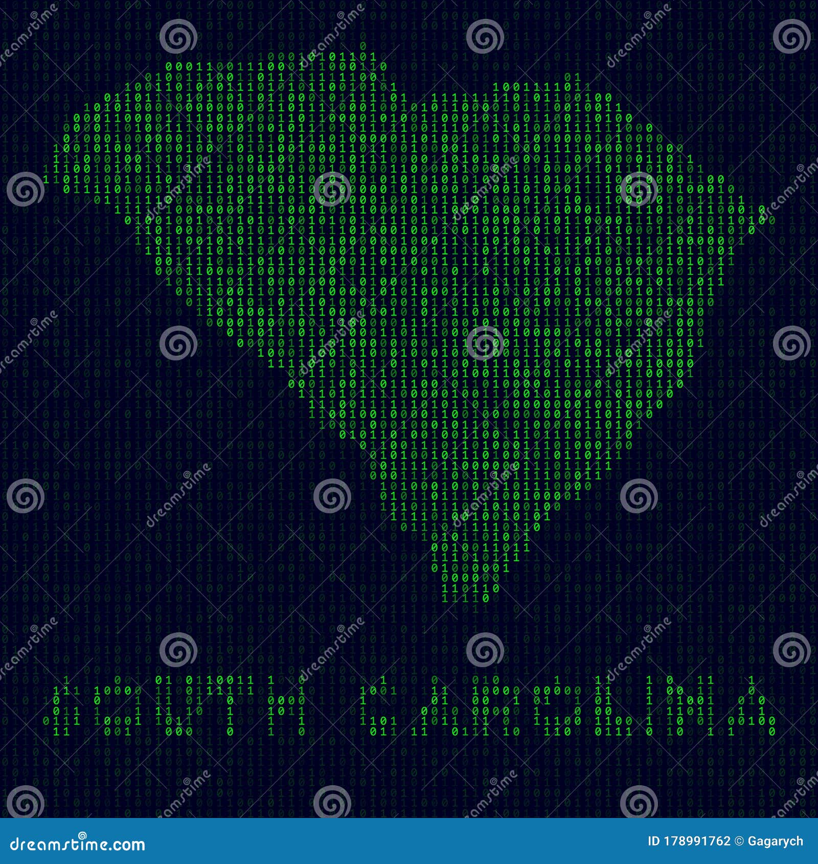 Digital South Carolina Logo. Stock Vector - Illustration of cyber ...