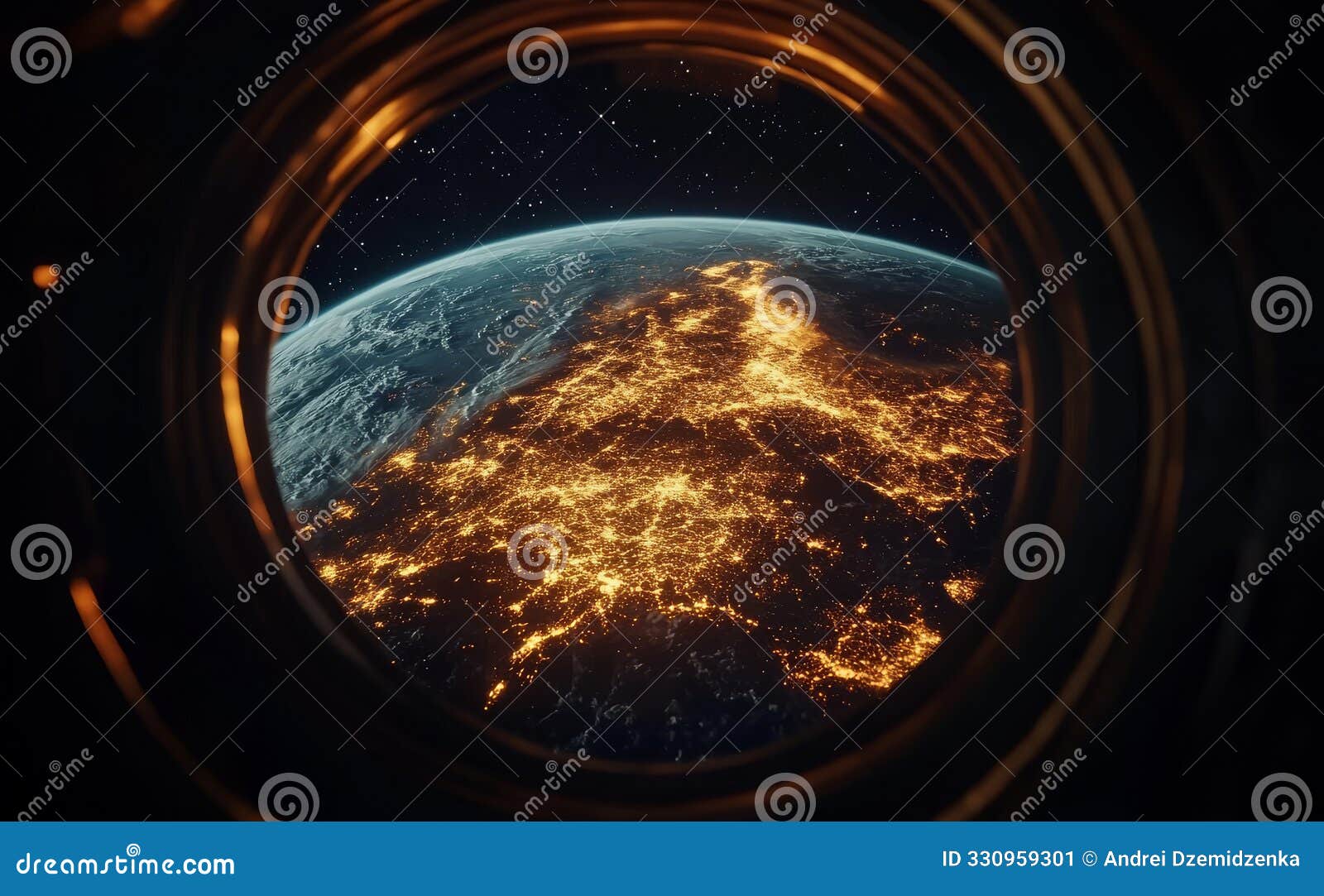 Digital Space Art in 5K with a Realistic Visualization of Earth ...