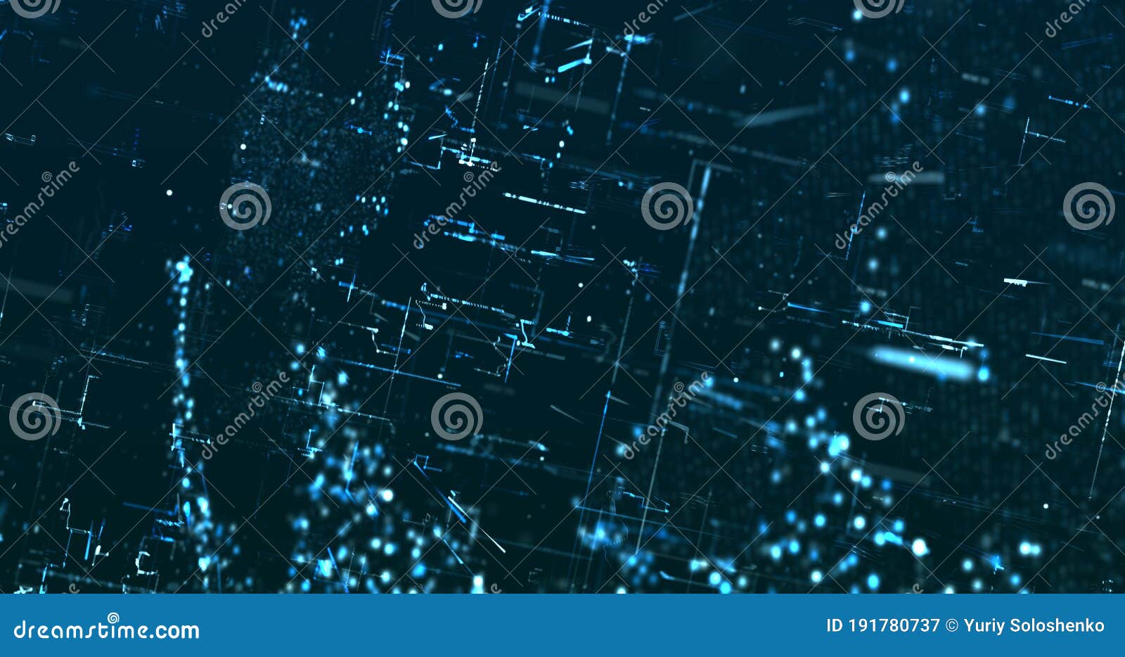 Digital Space World 3d Data Earth Background 3d Rendering Stock ...