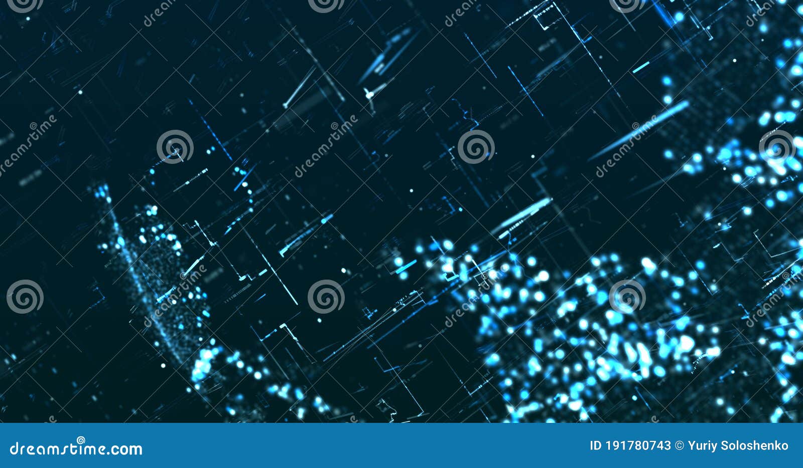 Digital Space World 3d Data Earth Background 3d Rendering Stock ...