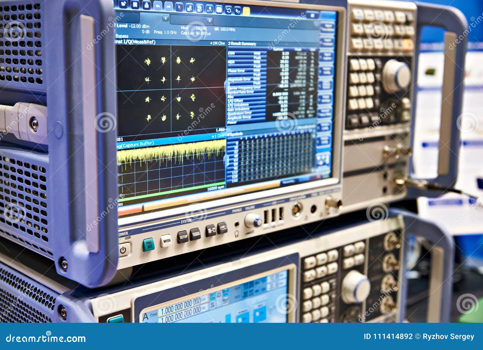 Digital Spectrum Analyzer And Signal Generator Royalty-Free Stock Image ...