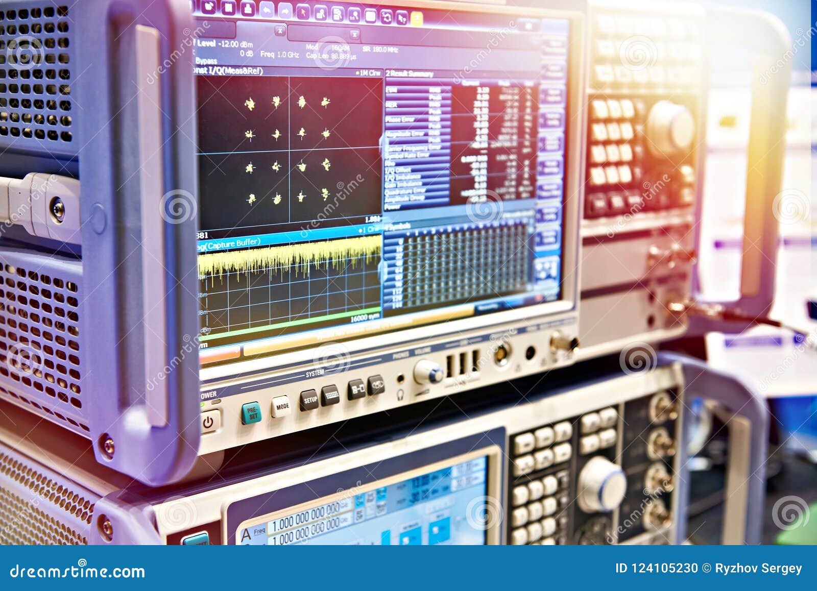 Digital Spectrum Analyzer And Signal Generator Royalty-Free Stock Image ...