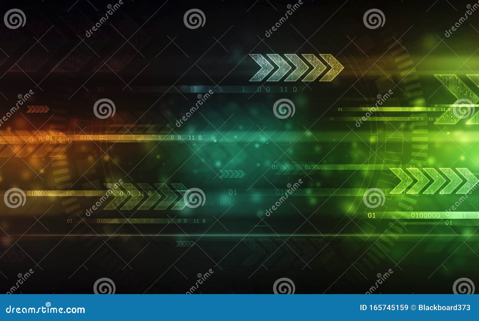 Digital Speed Technology, Abstract Technology Background, Binary Code ...