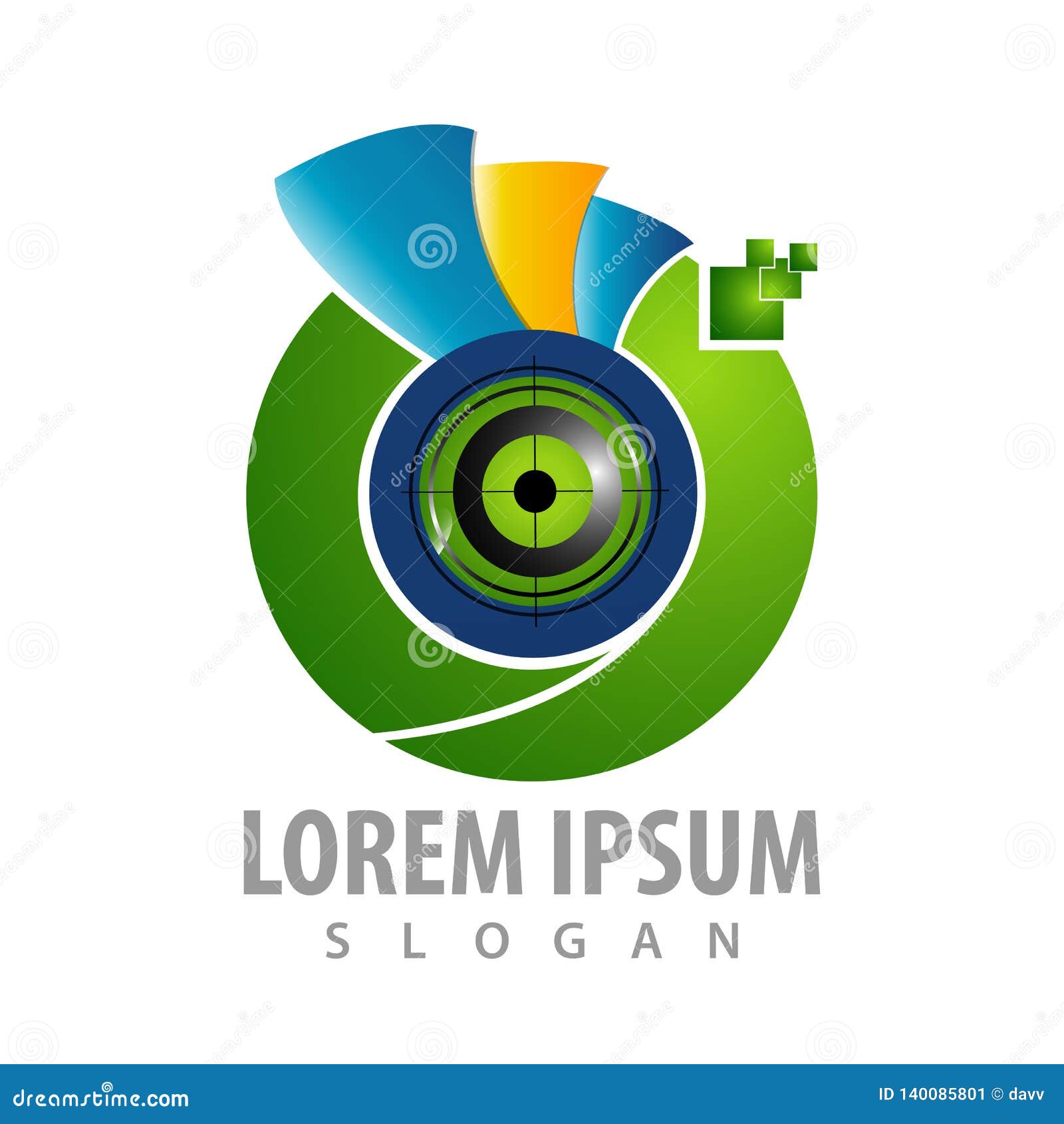 Digital Sphere Logo Concept Design. Symbol Graphic Template Element ...