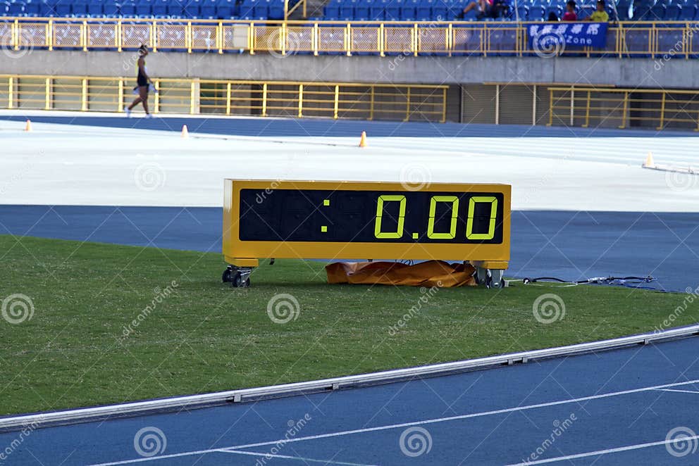 Digital sport hourmeter stock photo. Image of performance - 27390606