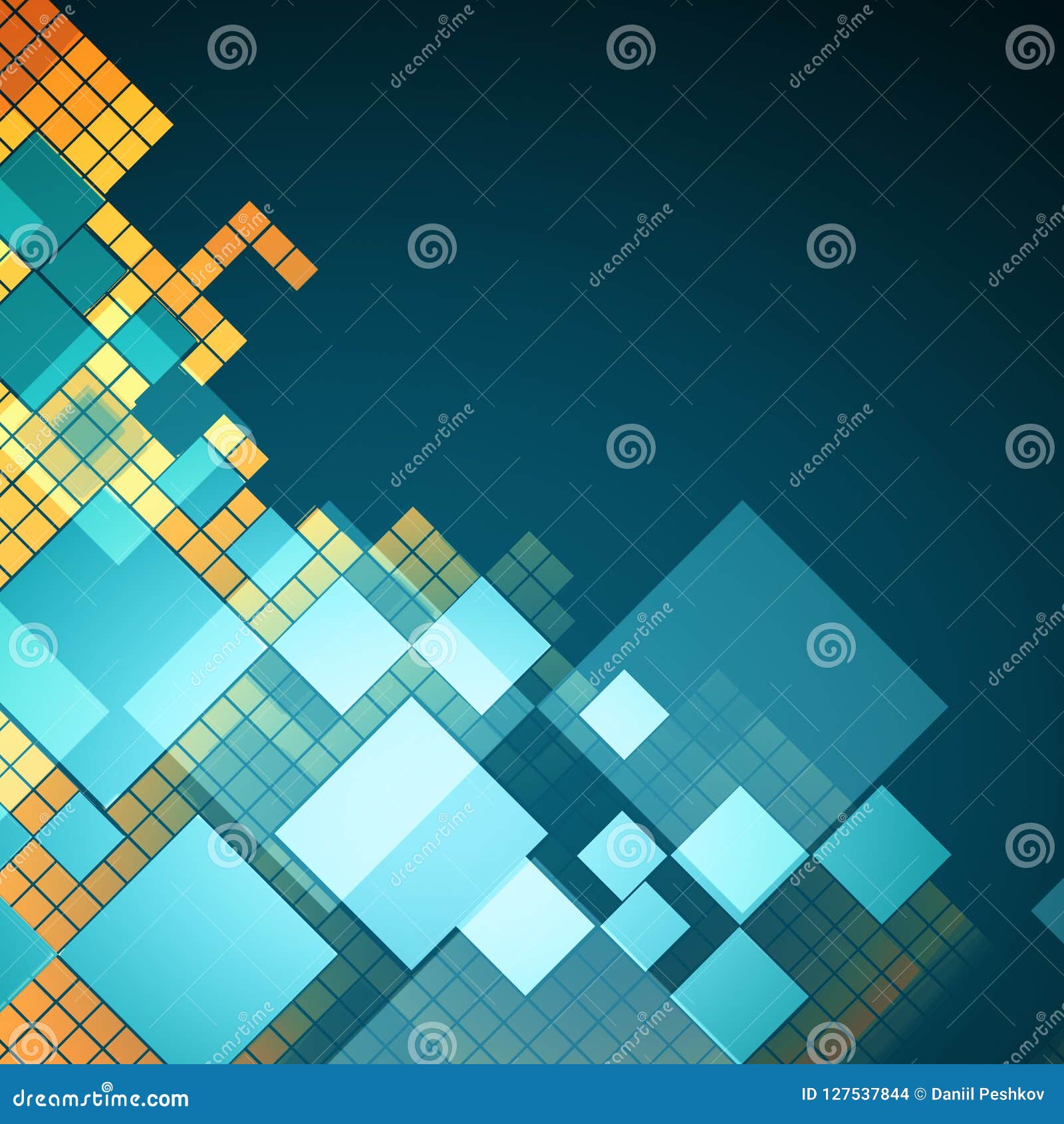 Digital square backdrop stock illustration. Illustration of creative ...
