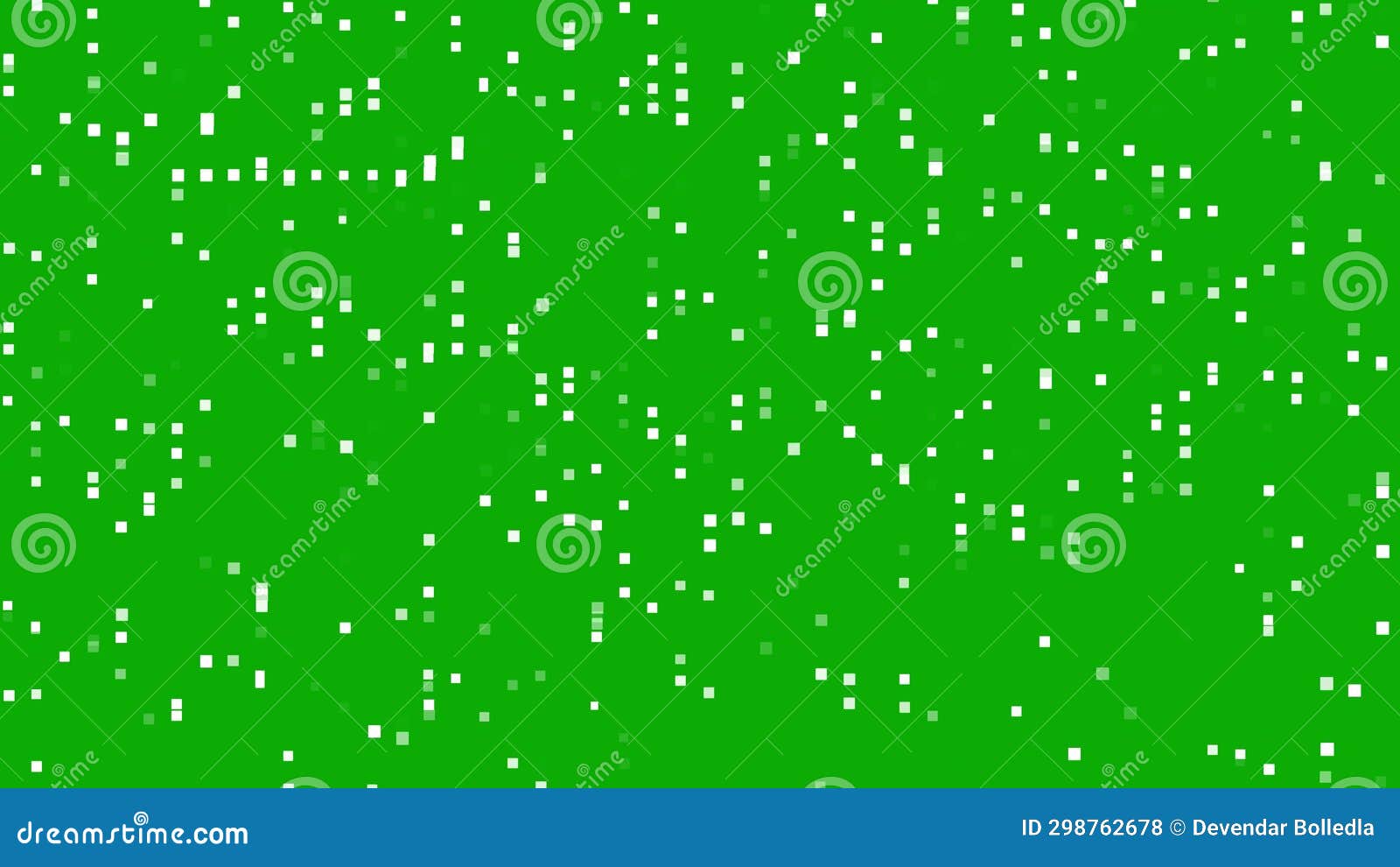 Digital Square Particles Motion Graphics with Green Screen Background ...