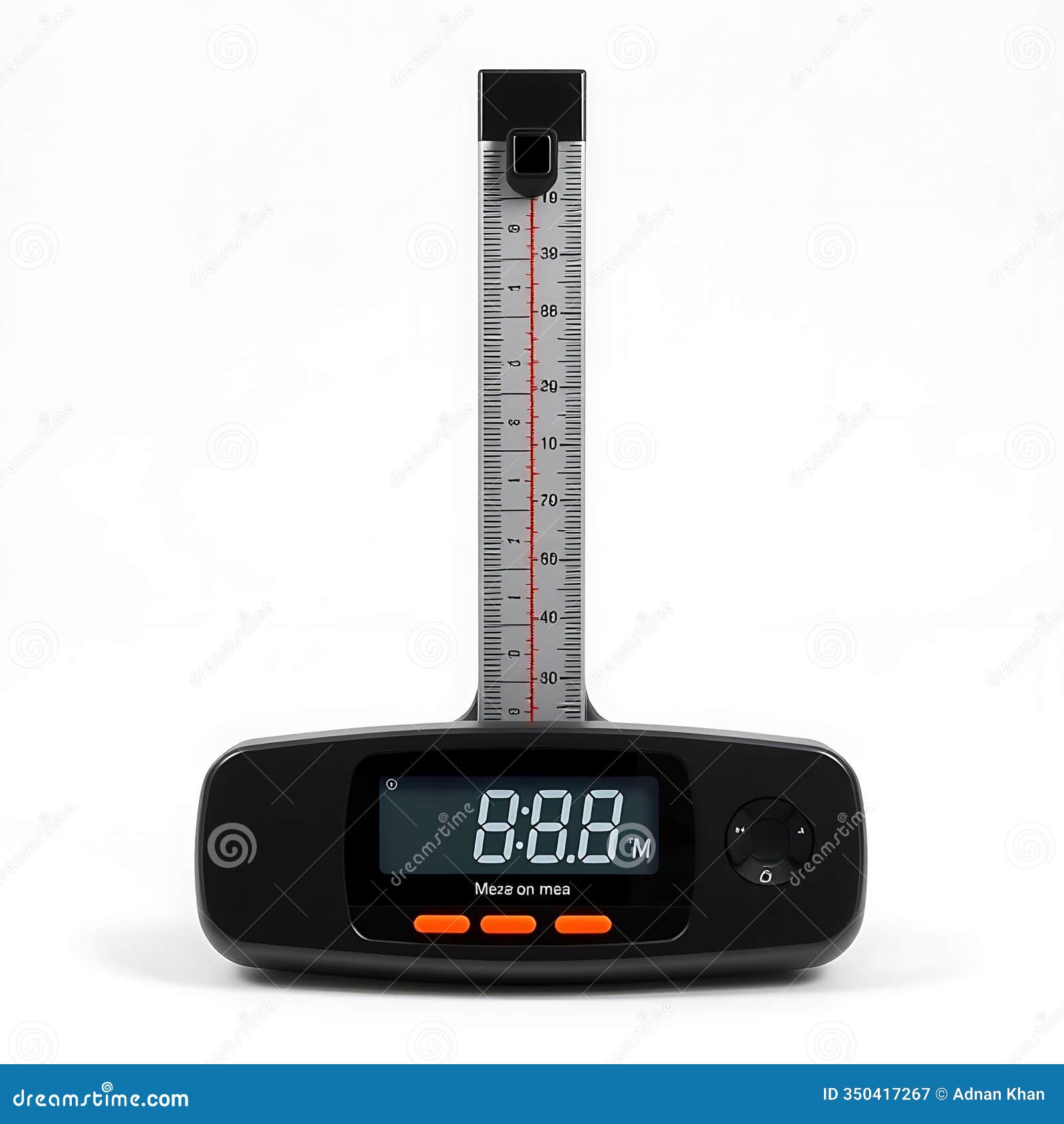 A Digital Stadiometer for Measuring Height Displayed on a White ...