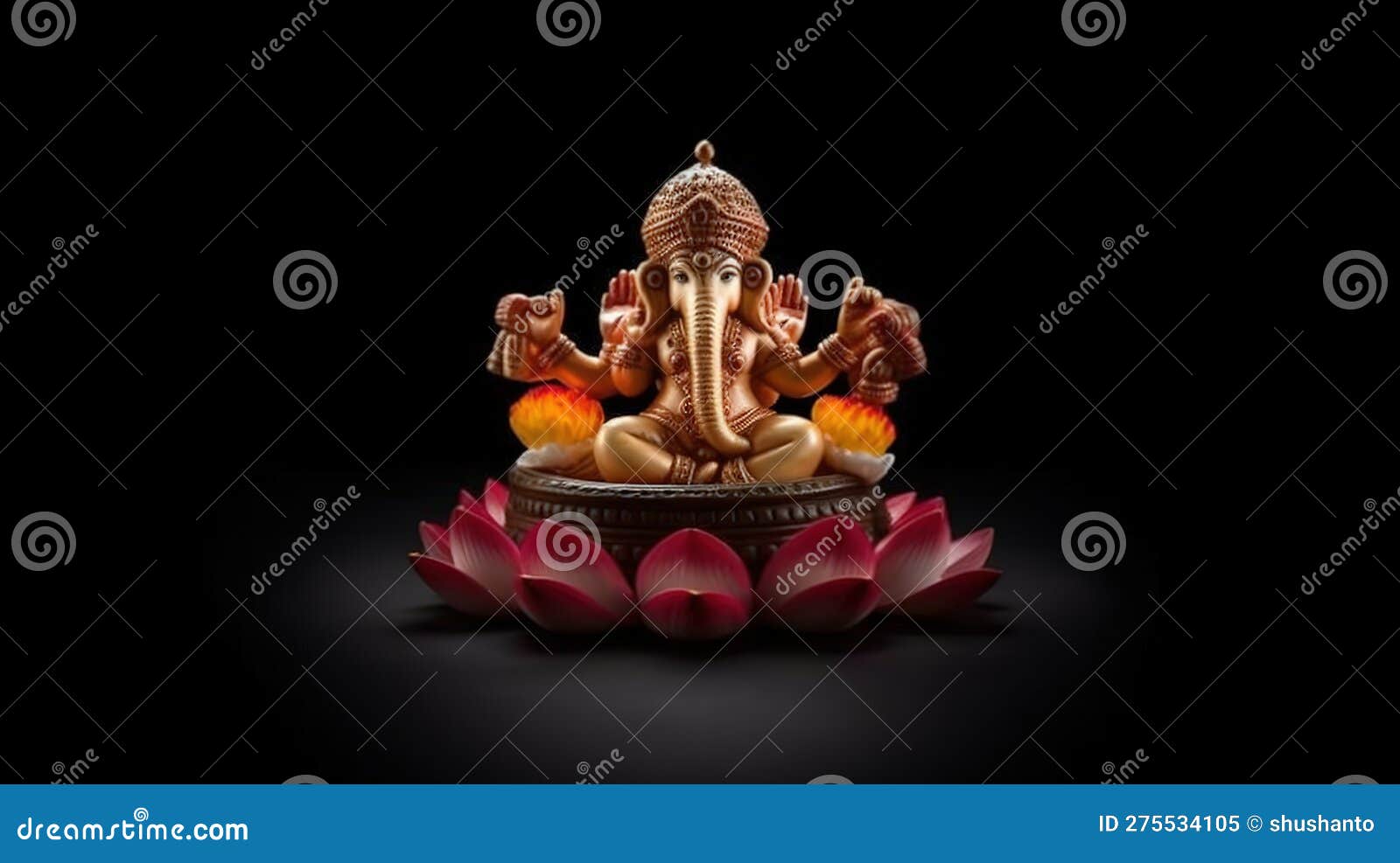 Digital Statue Resembling Saint With Glowing Code, Symbolizing ...