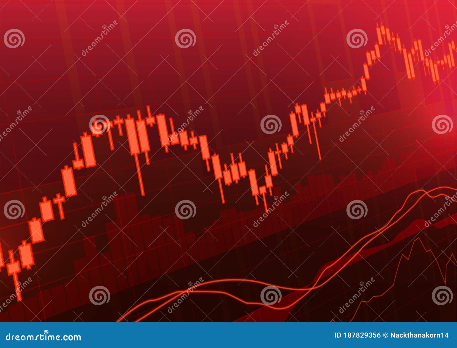 Digital Stock Market Trading Background. Stock Vector - Illustration of ...